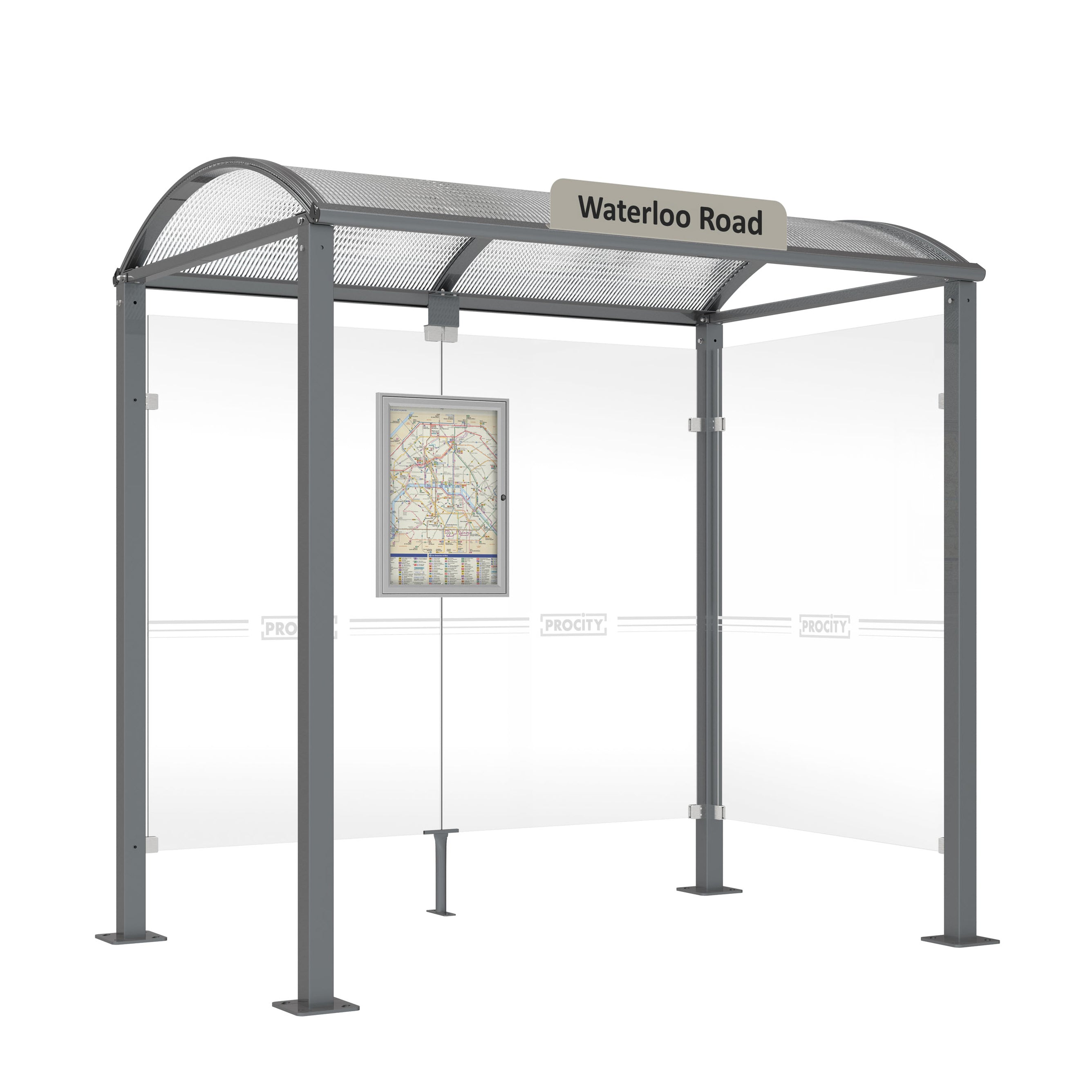 Versatile Voute Barrel Roof Bus Shelter – Start Safety UK