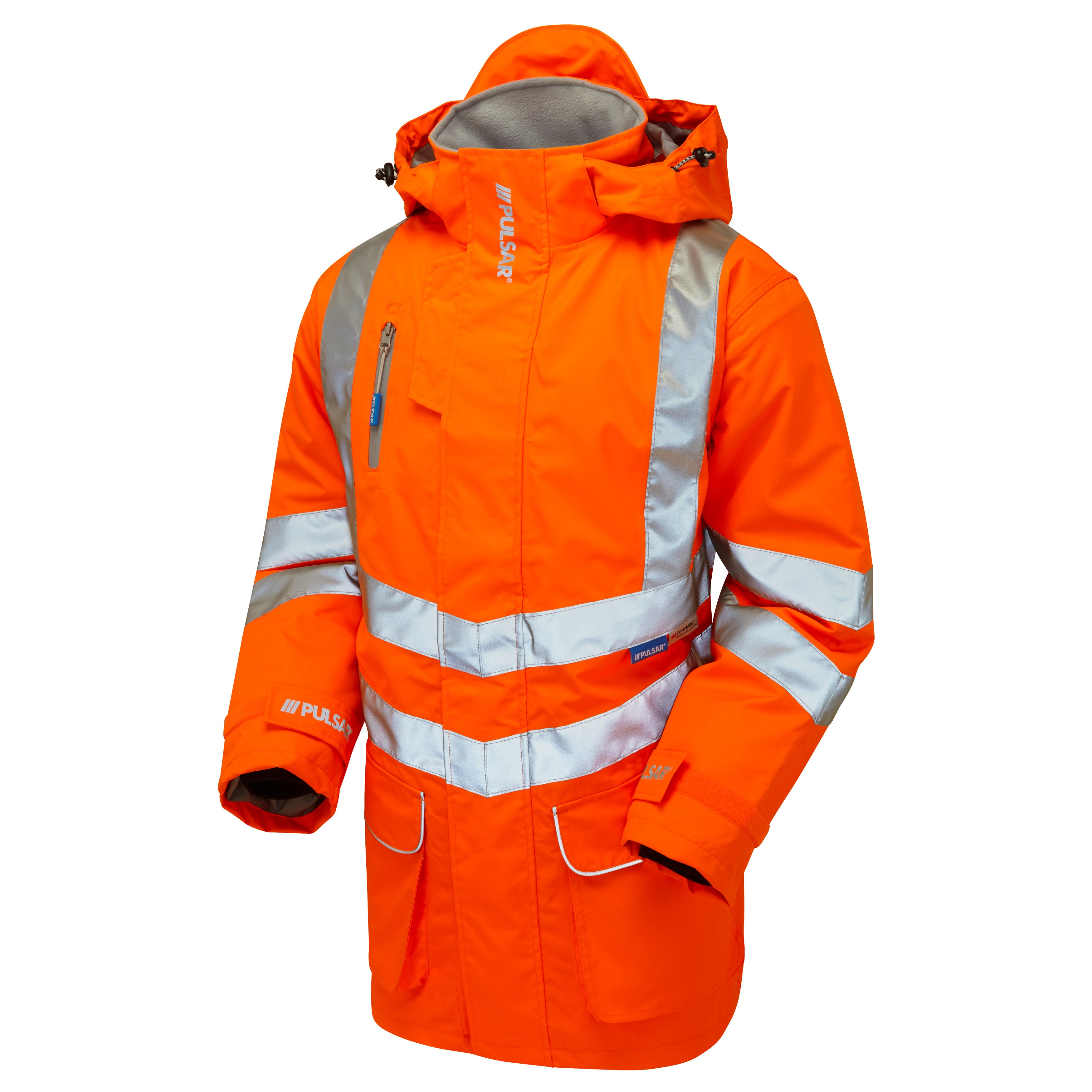 Pulsar Protect Mesh Lined Orange Storm Coat PR499 – Start Safety UK