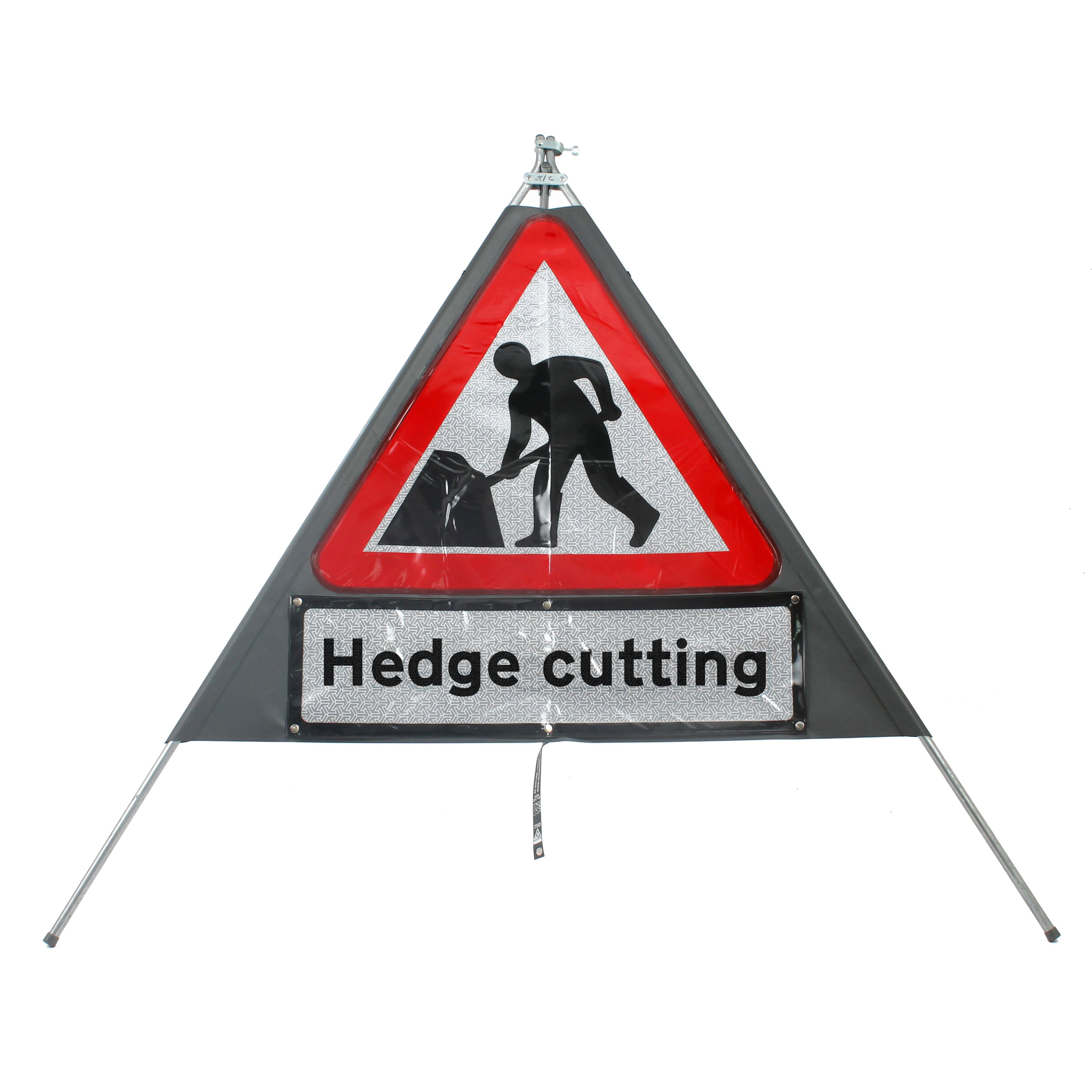 Men At Work Inc. 'Hedge Cutting' dia.7001 Classic Roll Up Road Sign ...