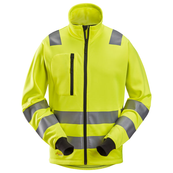 Snickers 8036 Hi-Vis Class 2/3, Full Zip Jacket - Hi-Vis Yellow/Navy ...