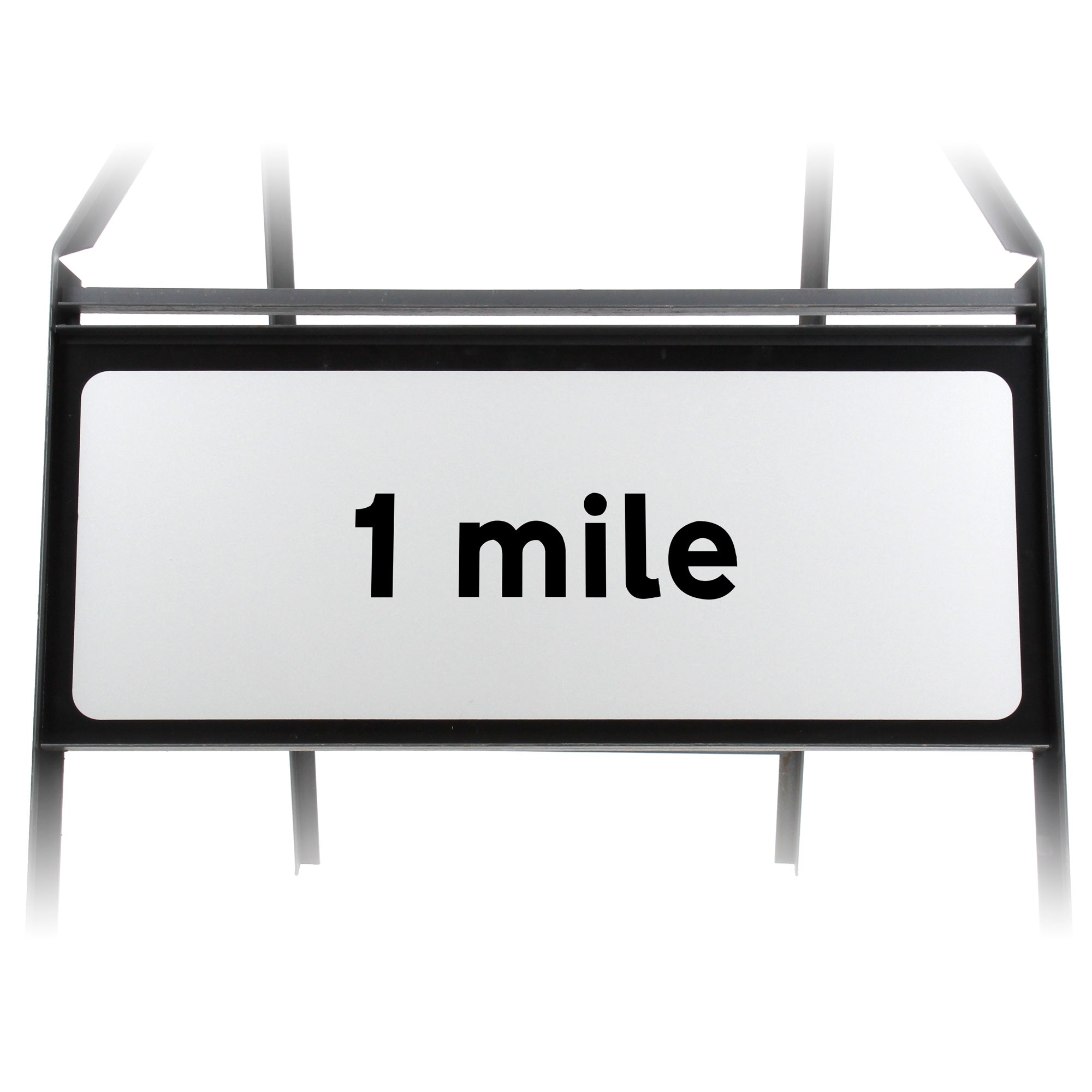 1 mile Supplementary Plate - Metal Sign 572b – Start Safety UK