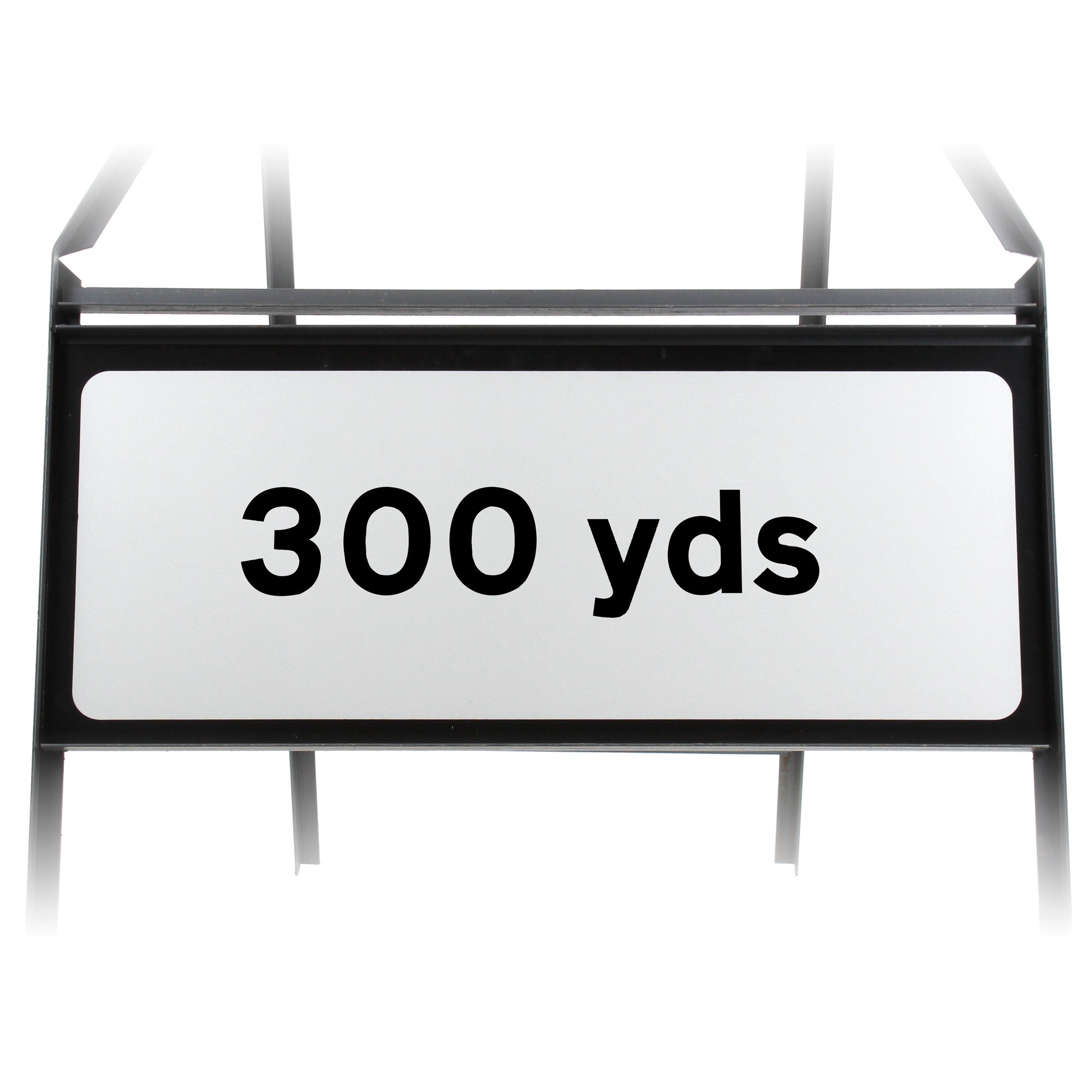 300 Yards Supplementary Plate - Metal Sign 572a – Start Safety UK