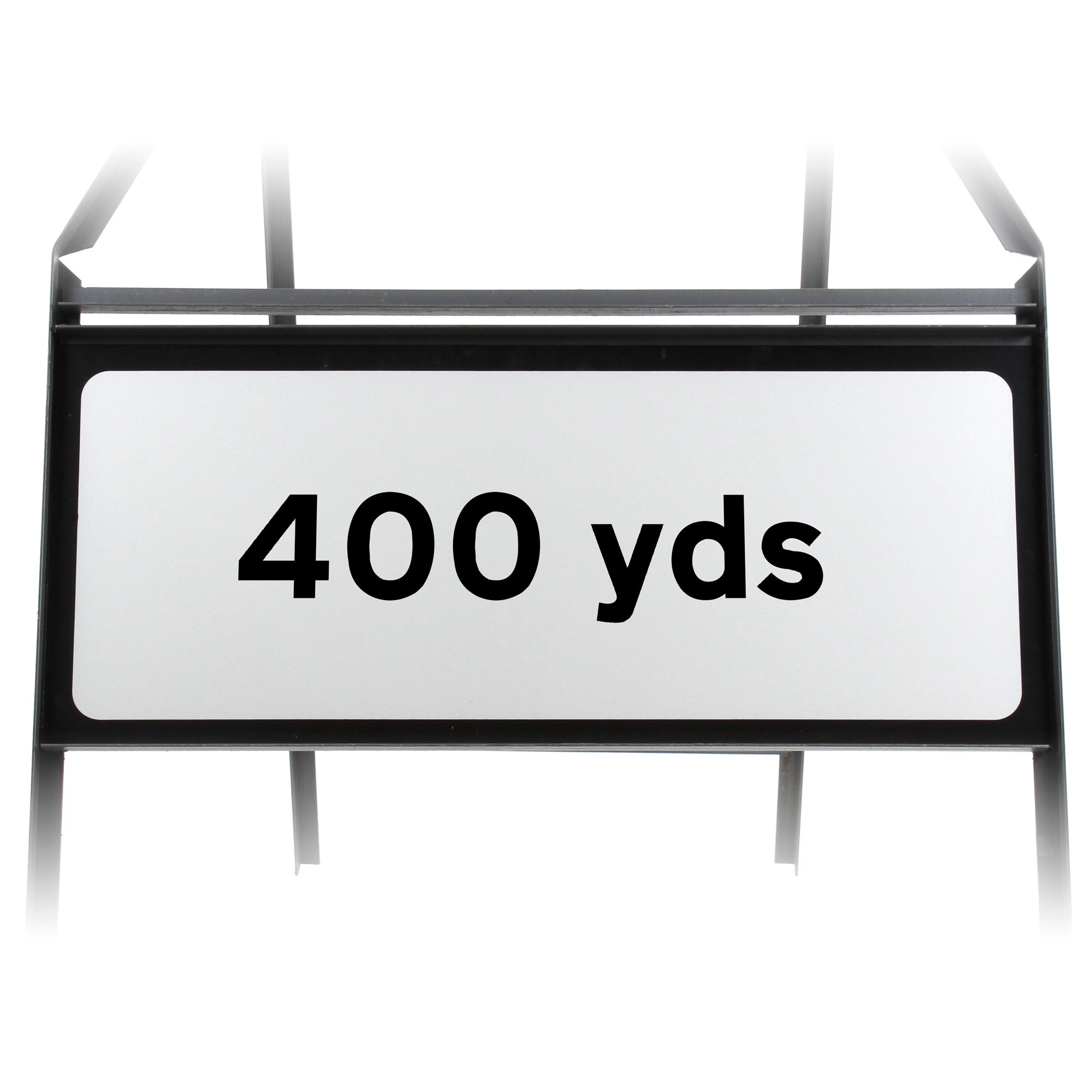 400 Yards Supplementary Plate - Metal Sign 572a – Start Safety UK