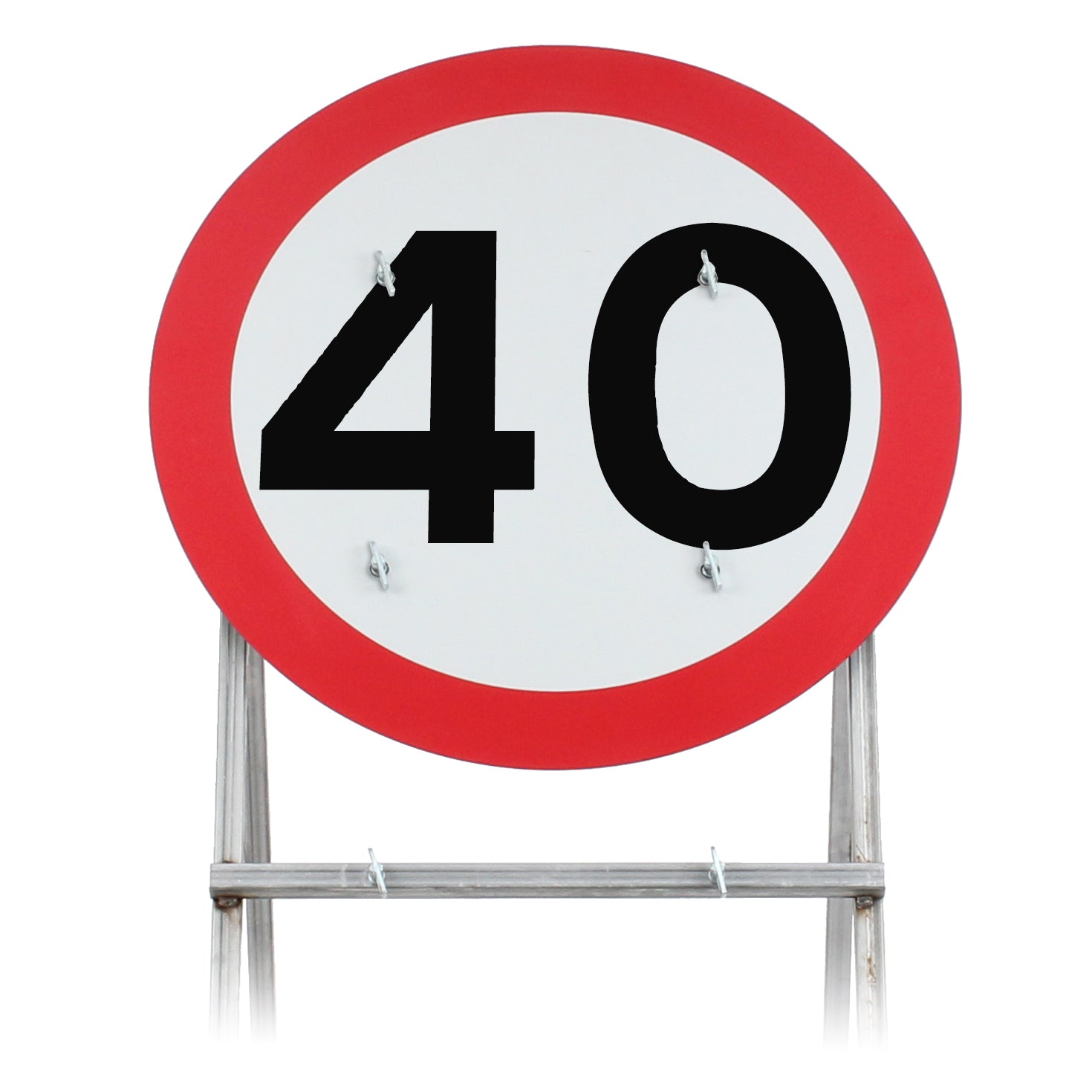Diagram 670 Quick Fit Sign Face | 40mph (face only) – Start Safety UK