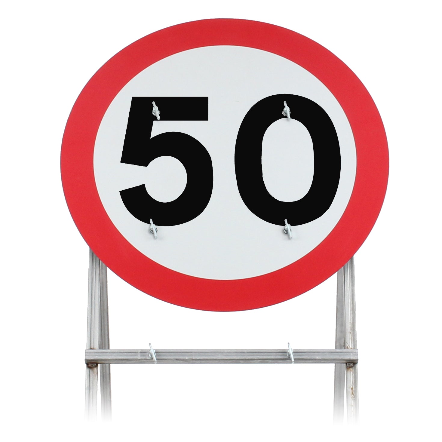 Diagram 670 Quick Fit Sign Face | 50mph (face only) – Start Safety UK