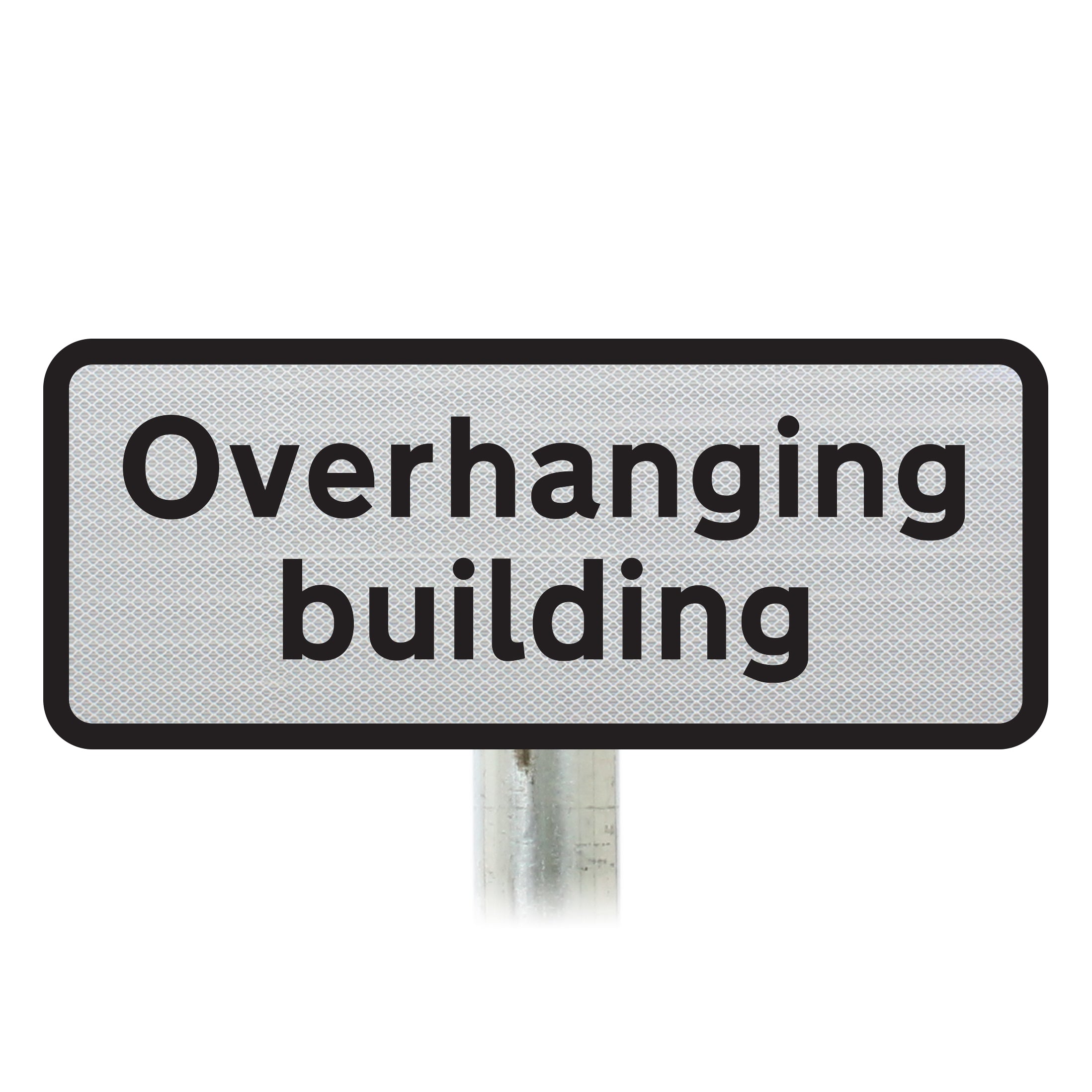 Overhanging building Sup Plate Road Sign Post Mounted 530.1 (Face Only ...