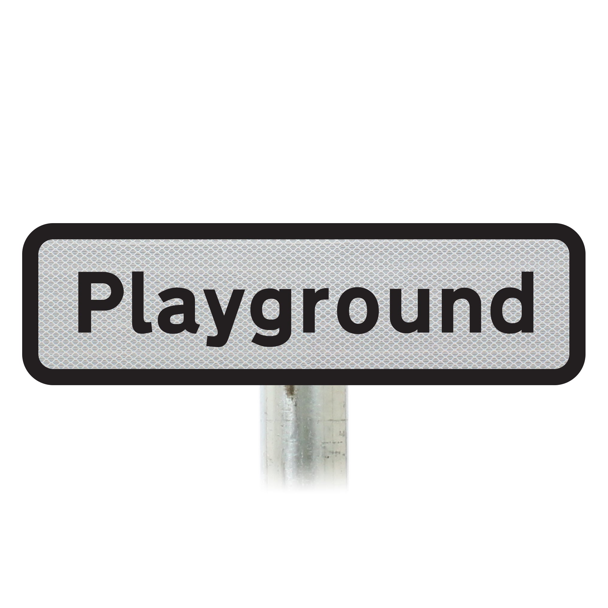 Playground Sup Plate Road Sign Post Mounted (Face Only) – Start Safety UK