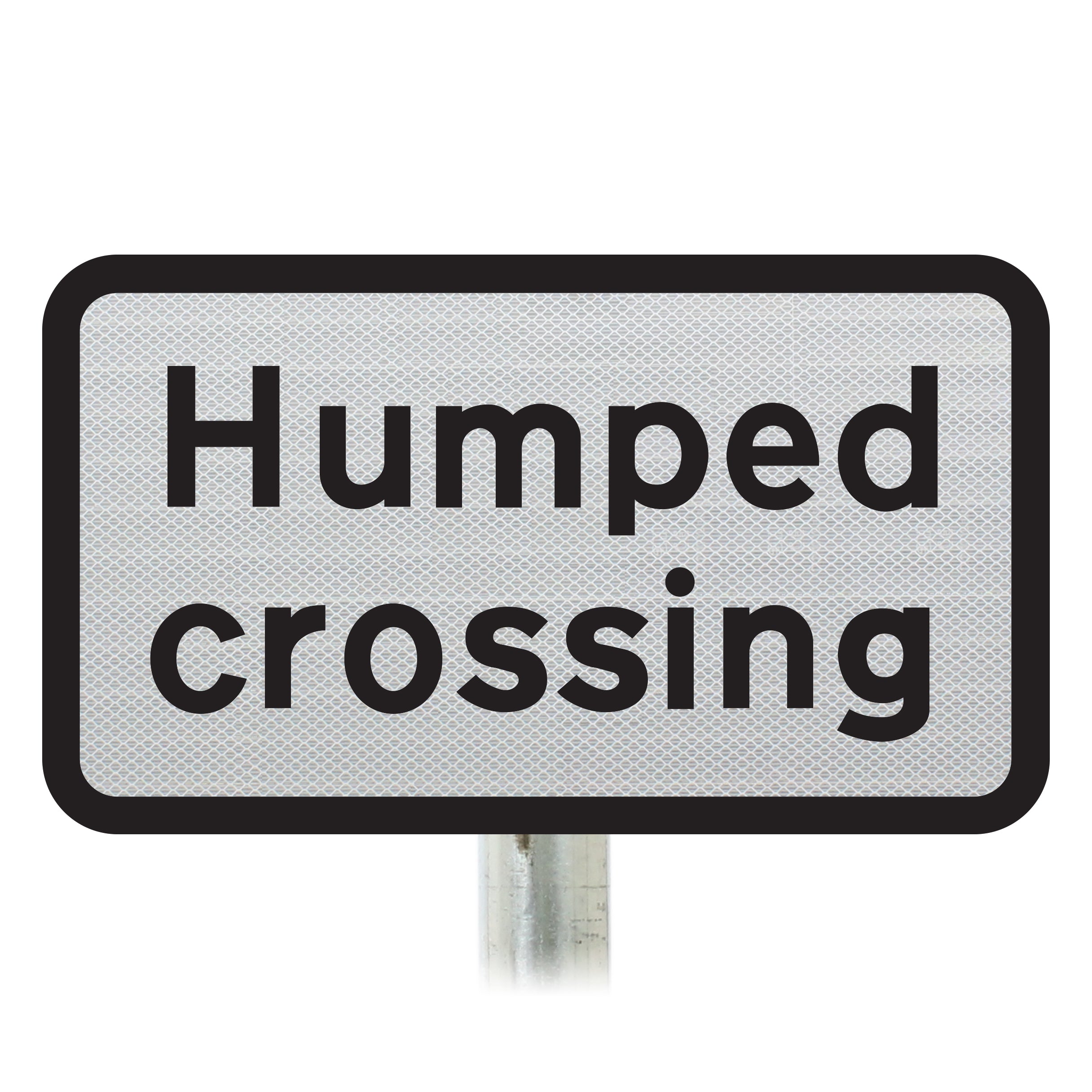 Humped crossing Sup Plate Road Sign Post Mounted (Face Only) – Start ...