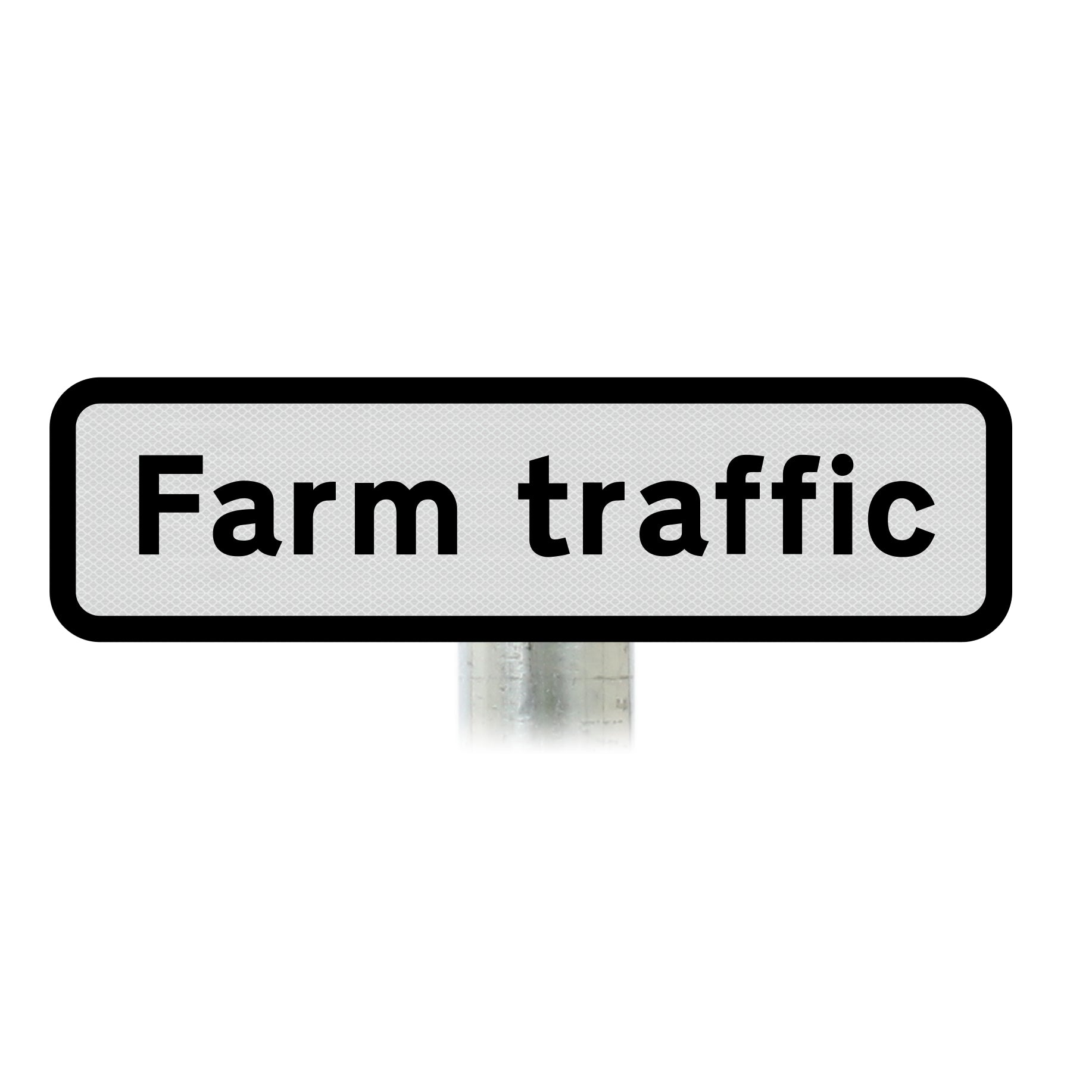 Farm traffic Sup Plate Road Sign Post Mounted (Face Only) – Start Safety UK