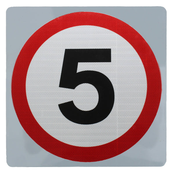 5 mph Wall Mounted Speed Limit Sign – Start Safety UK