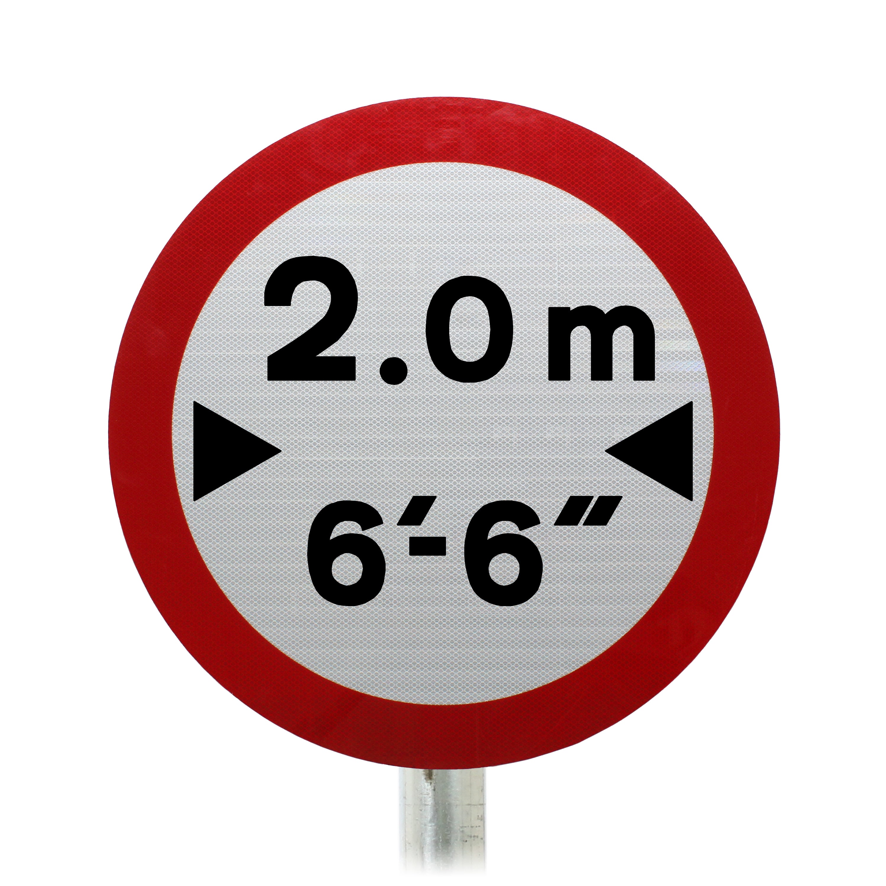 Vehicle Width Limit Permanent Post Mounted Sign 629A, (Face Only ...
