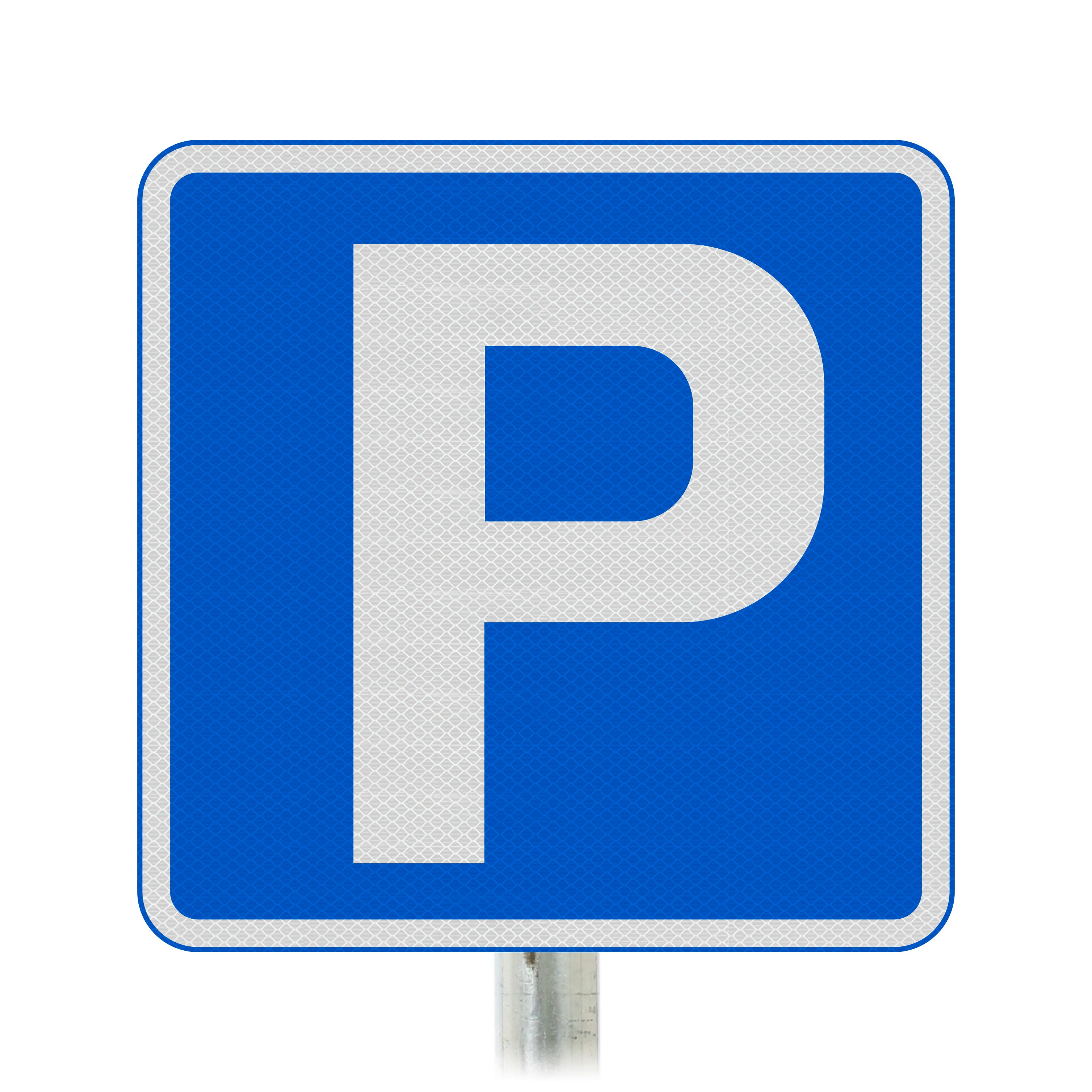 P Parking Symbol Sign Face Post Mounted 801 (Face Only) – Start Safety UK