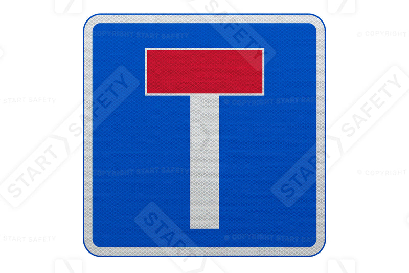 No Through Road For Vehicular Traffic Sign Face Post Mounted 816 (Face ...