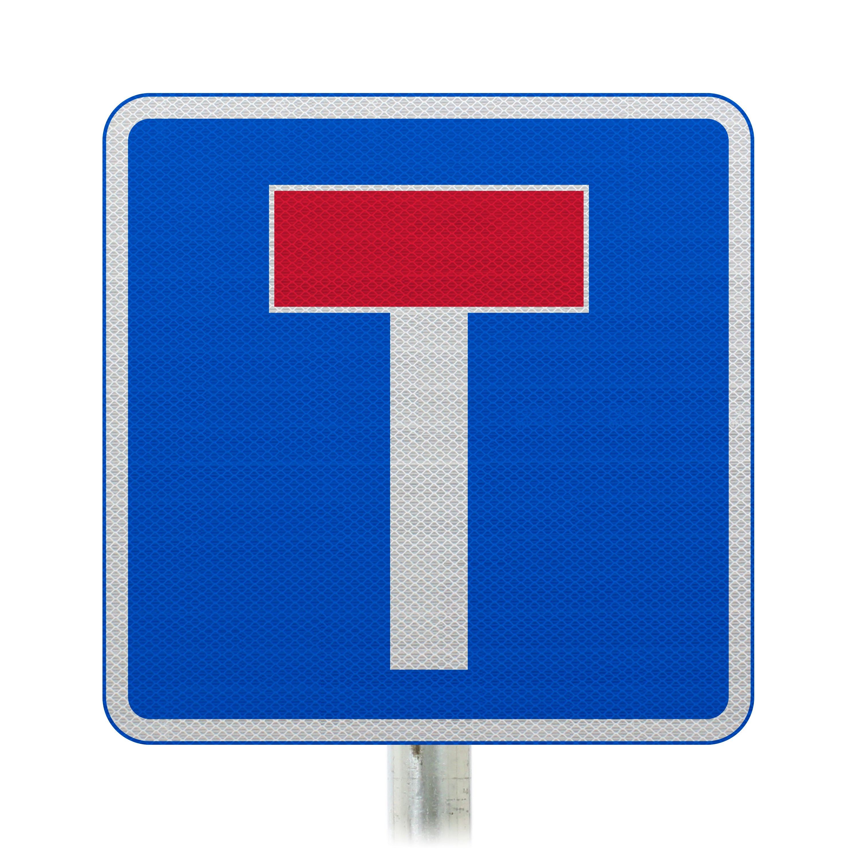 No Through Road For Vehicular Traffic Sign Face Post Mounted 816 (Face ...