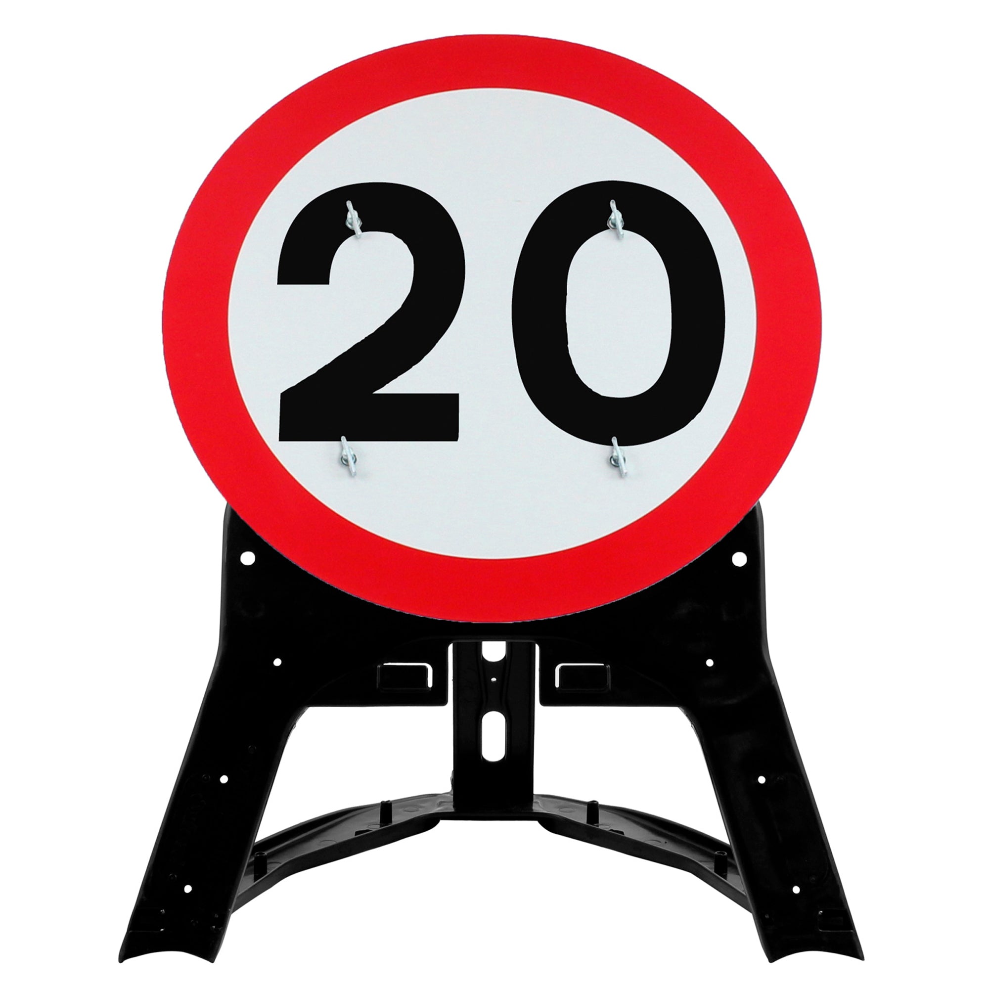 20mph QuickFit EnduraSign 670 Inc. Stand & Face – Start Safety UK