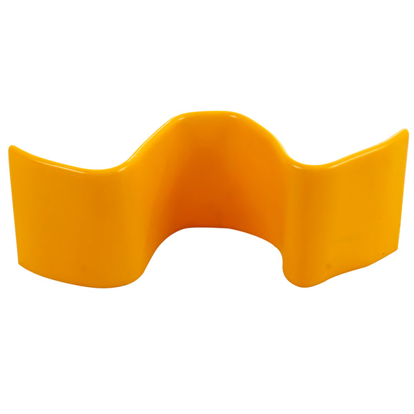 Yellow Soft Plastic Short Armco End Cap Flexible Design – Start Safety UK