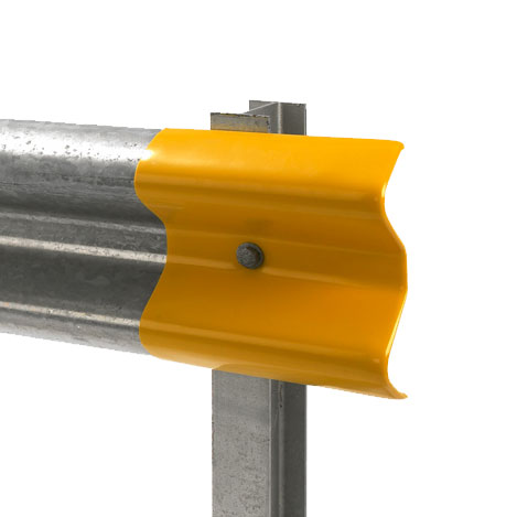 Yellow Soft Plastic Long Armco End Cap Flexible Design – Start Safety UK