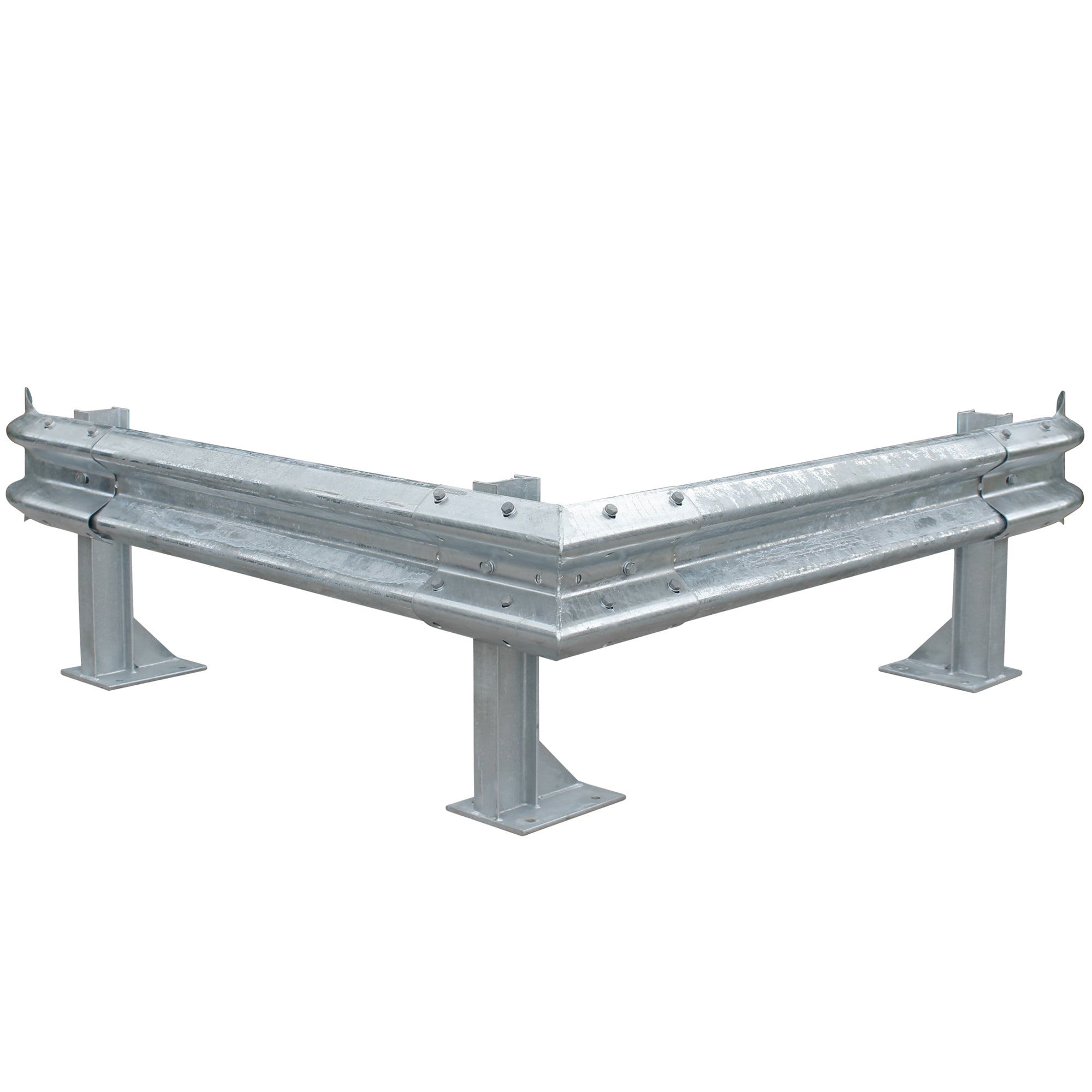 Armco Rigid External Corner Starter Kit (Inc Ends, Fixings, Beams ...