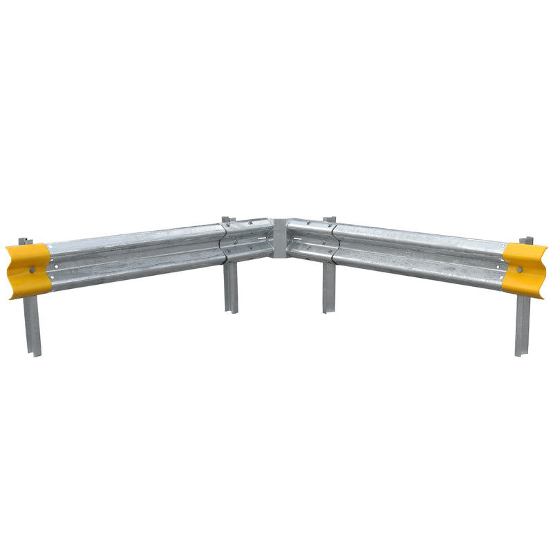 Armco Flexible Internal Corner Starter Kit (Inc Ends, Fixings, Beams ...