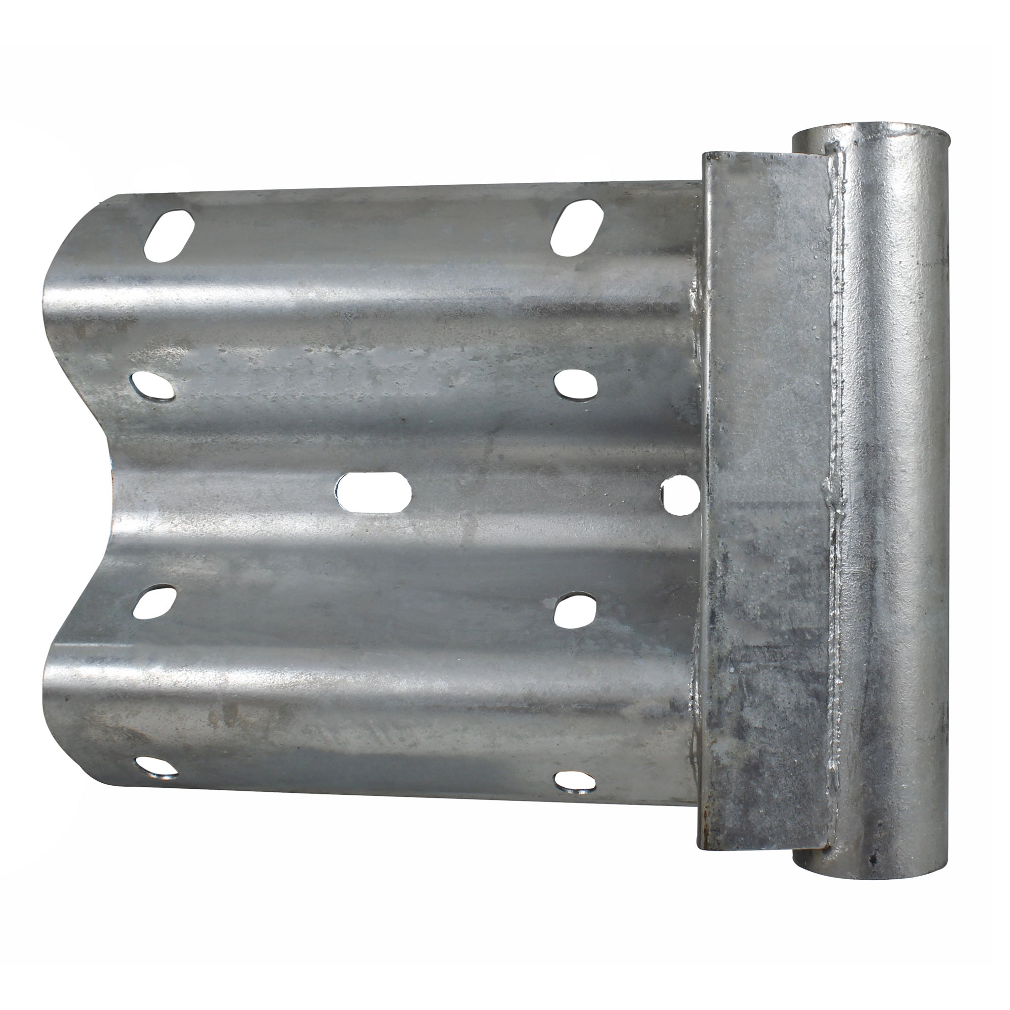 Pedestrian Friendly Armco Barrier Scroll End Cap Galvanised Steel ...
