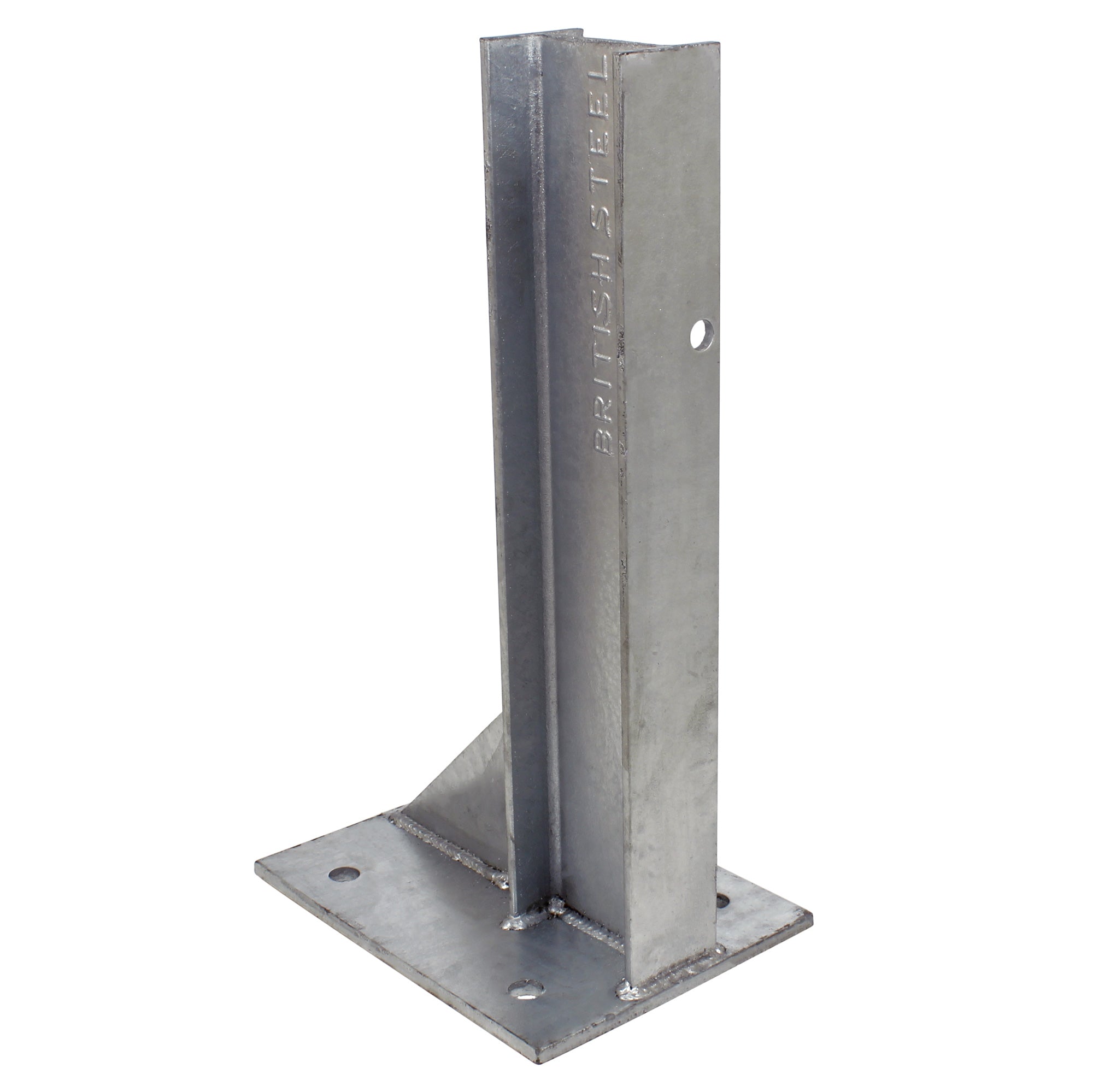 Bolt Down 560mm RSJ Armco Barrier Post Galvanised Steel P224 – Start ...
