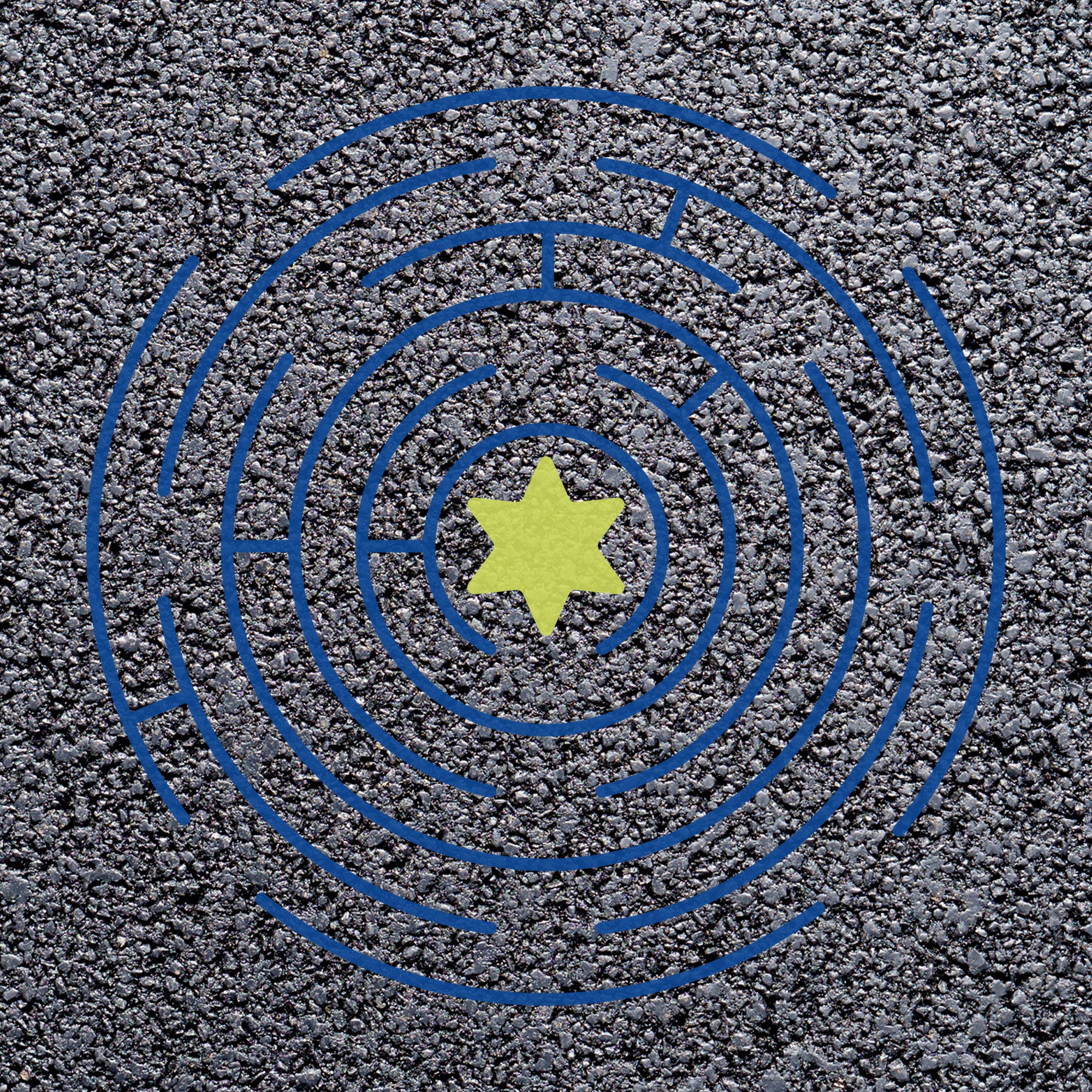 Circle Maze Playground Marking (5000mmx5000mm) | Preformed ...