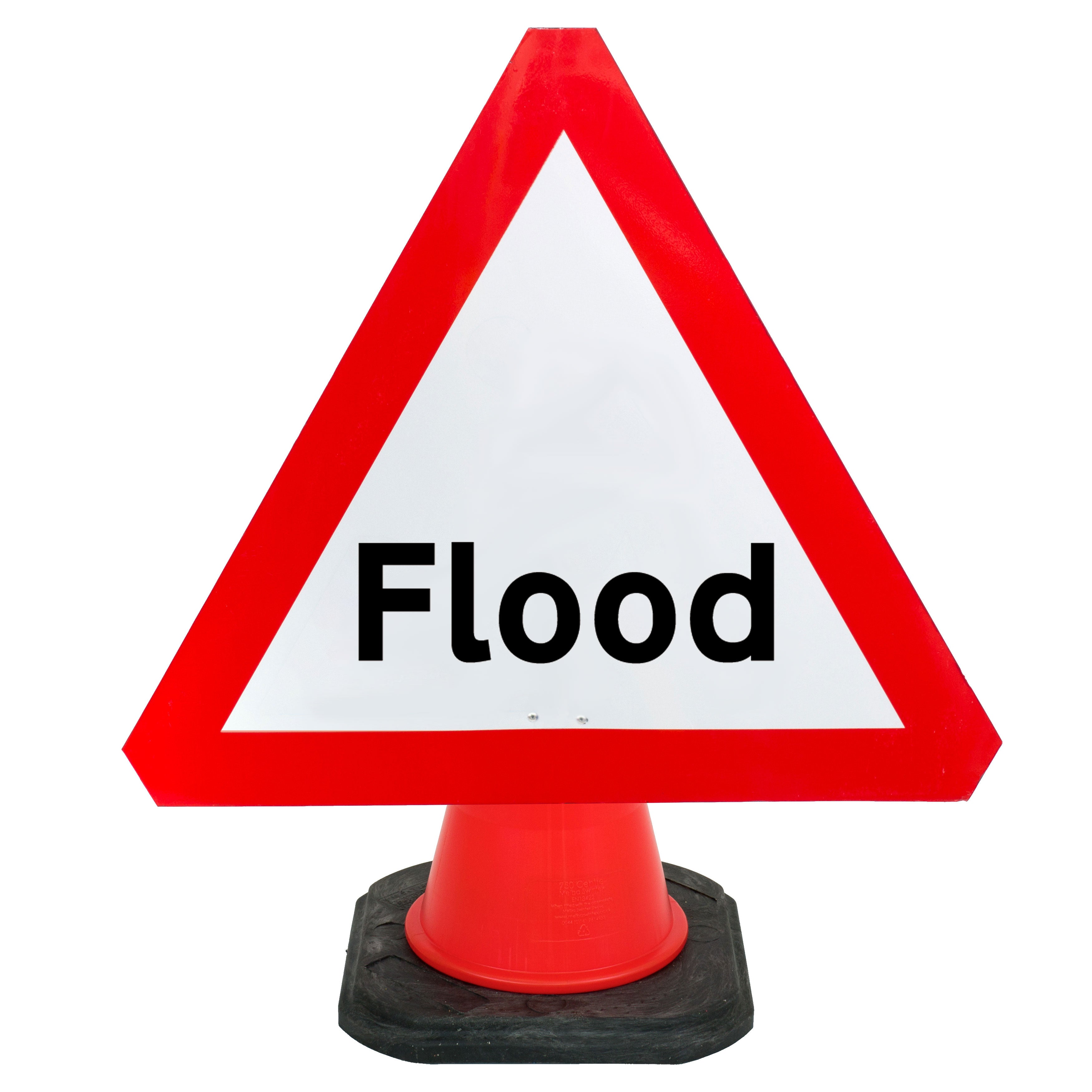 Flood Ahead Cone Sign Dia. 544 750mm (Cone Sold Separately) – Start ...