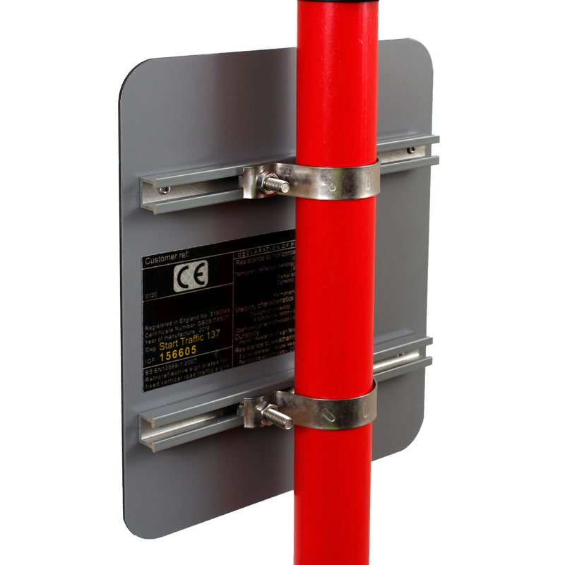 Reflective Danger Overhead Cables Sign For GS6 Height Barriers – Start ...