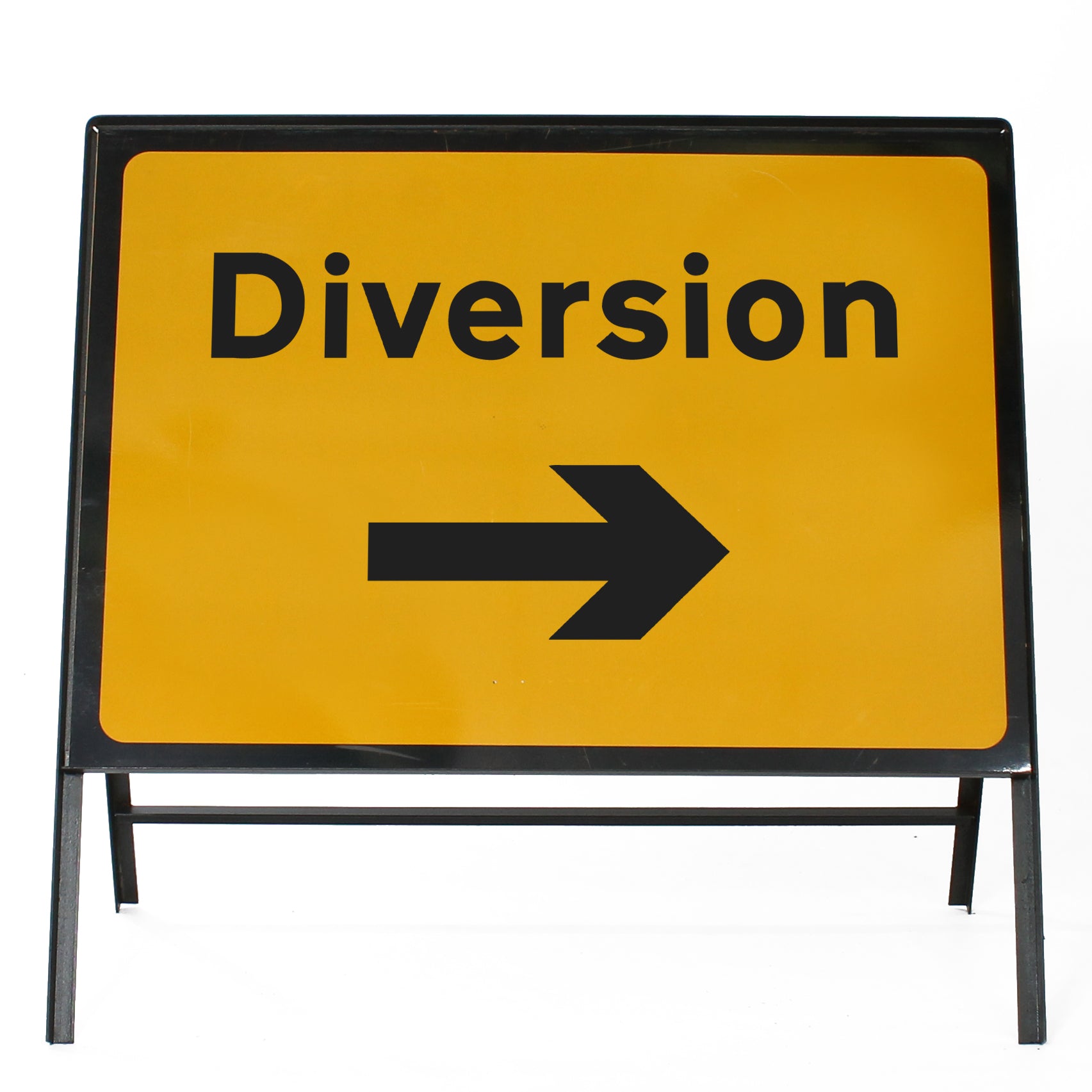Diversion Right - Metal Sign Face 2702a – Start Safety UK