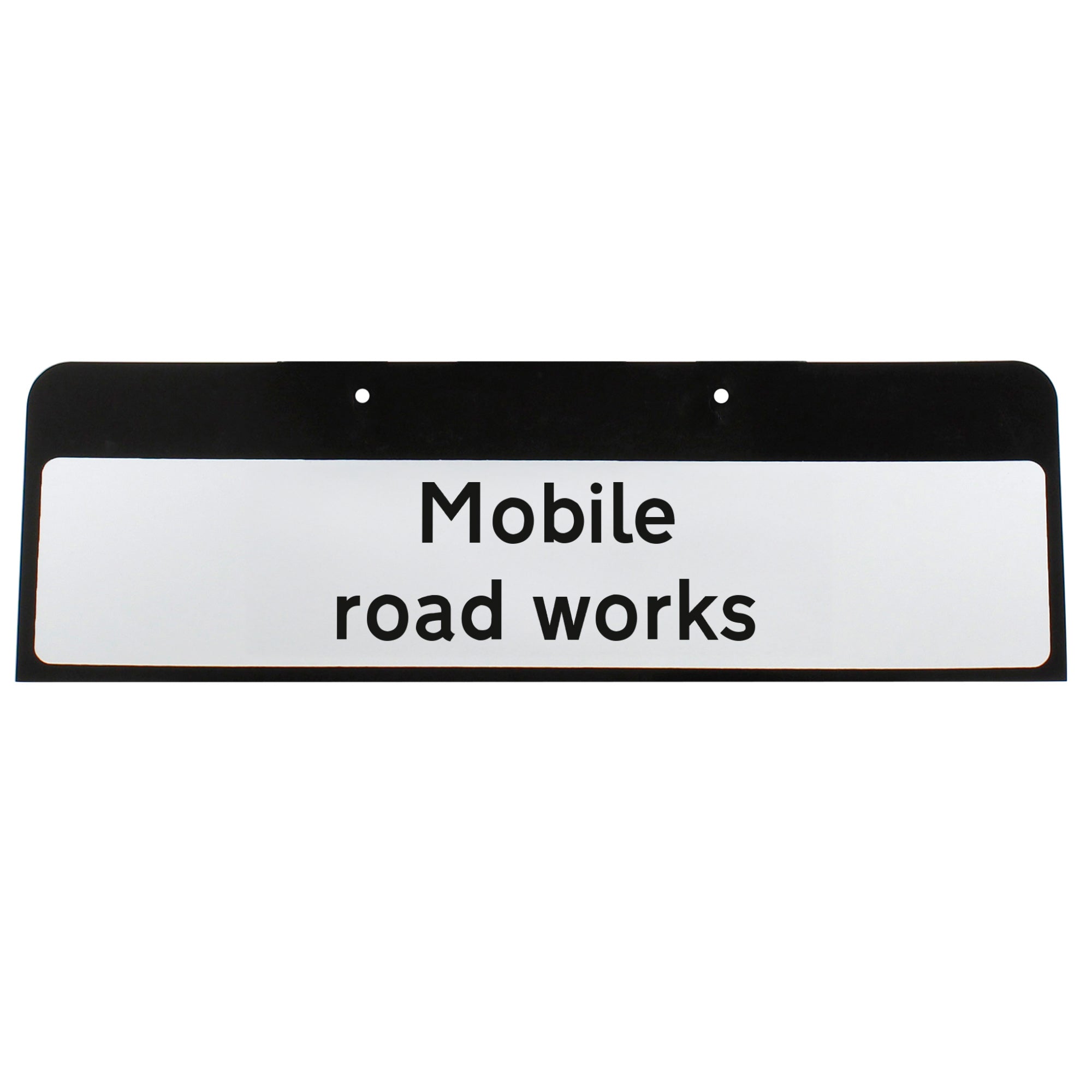 'Mobile Road Works' QuickFit EnduraSign Drop Sup Plate 7001.1 870x275mm ...