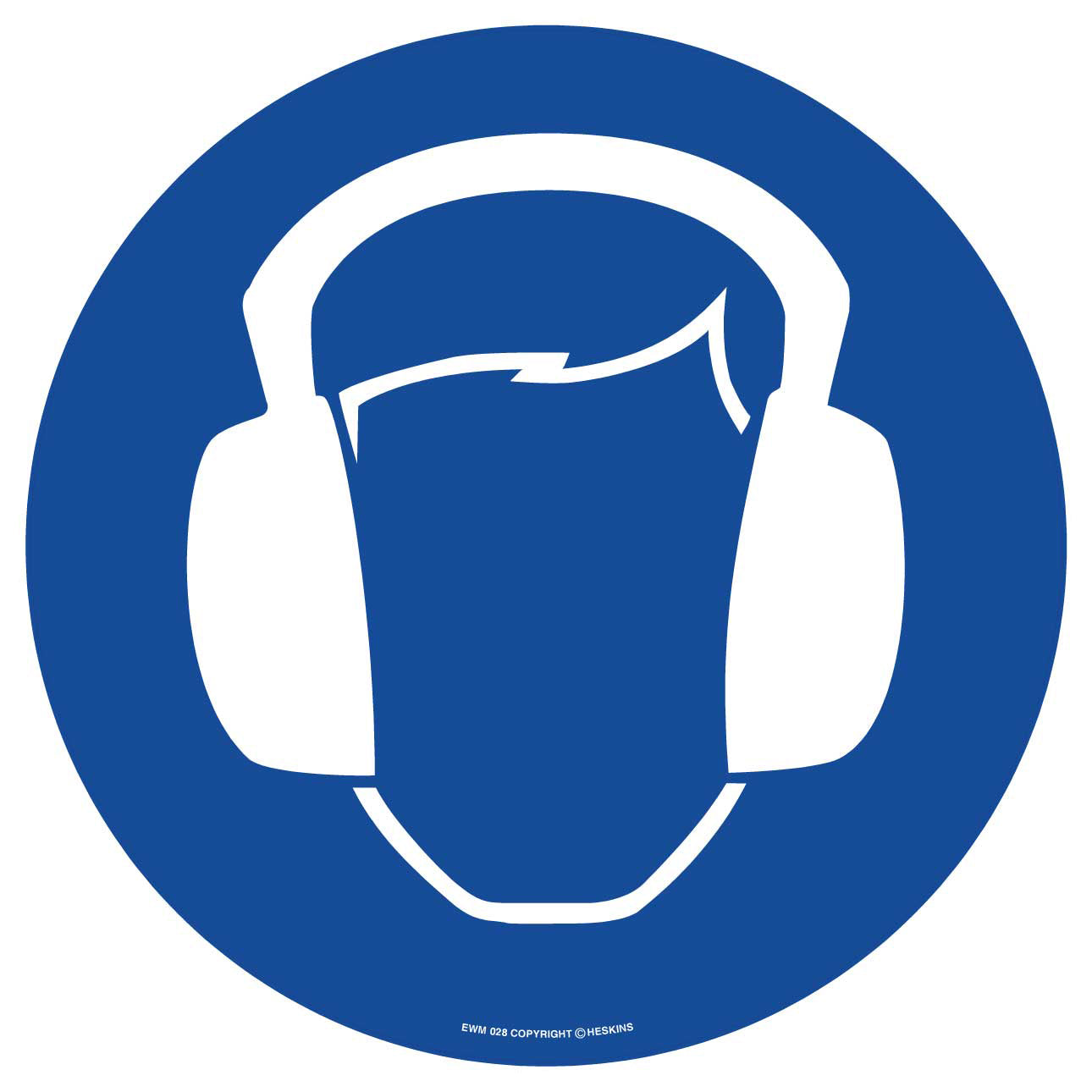 Mandatory Hearing Protection Floor Sign, 430mm - Self Adhesive – Start ...