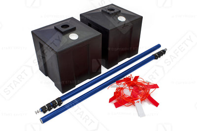 Blue Safety Barriers | Start Safety UK