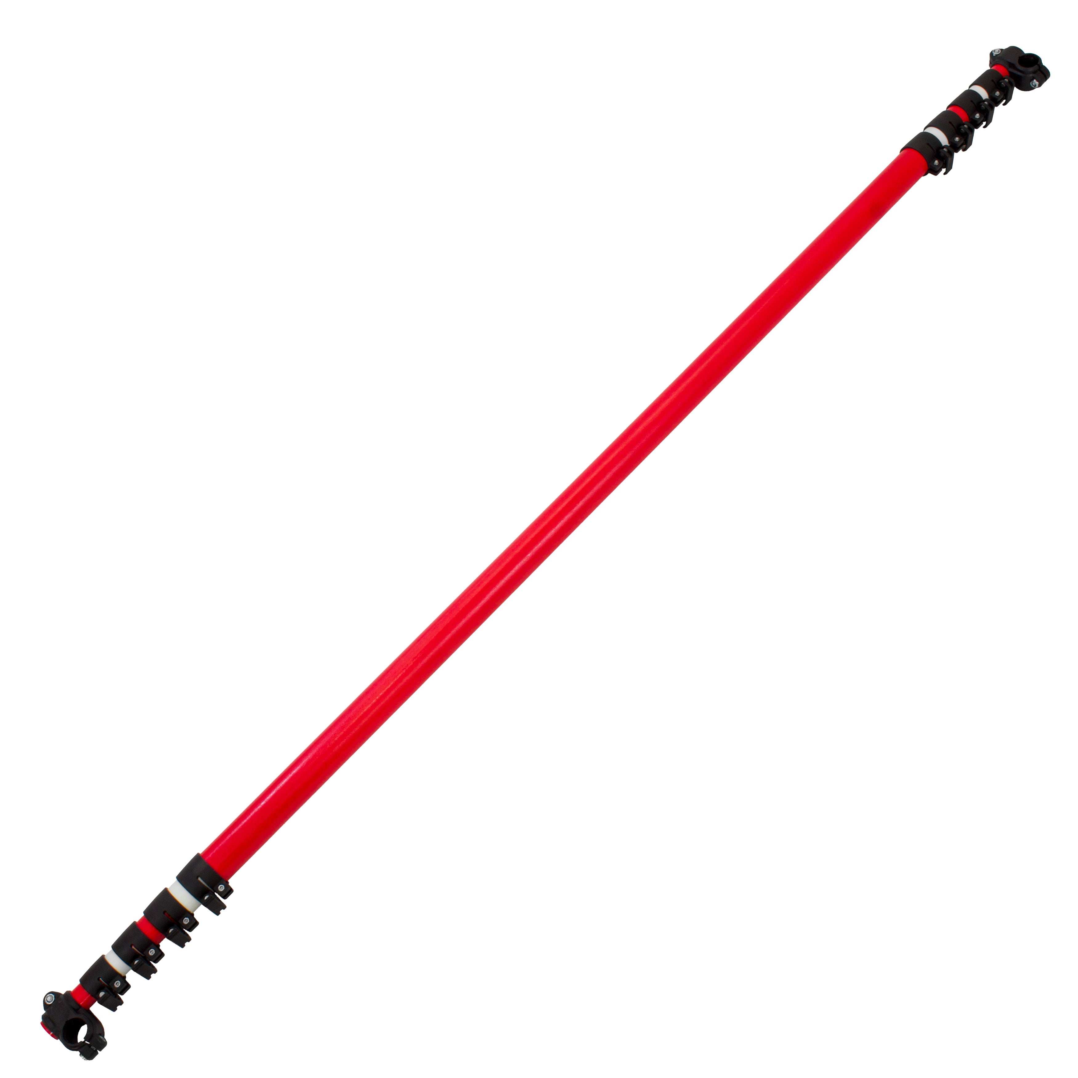 GS6 Telescopic Crossbar With Upright Elbow Connectors Red – Start Safety UK