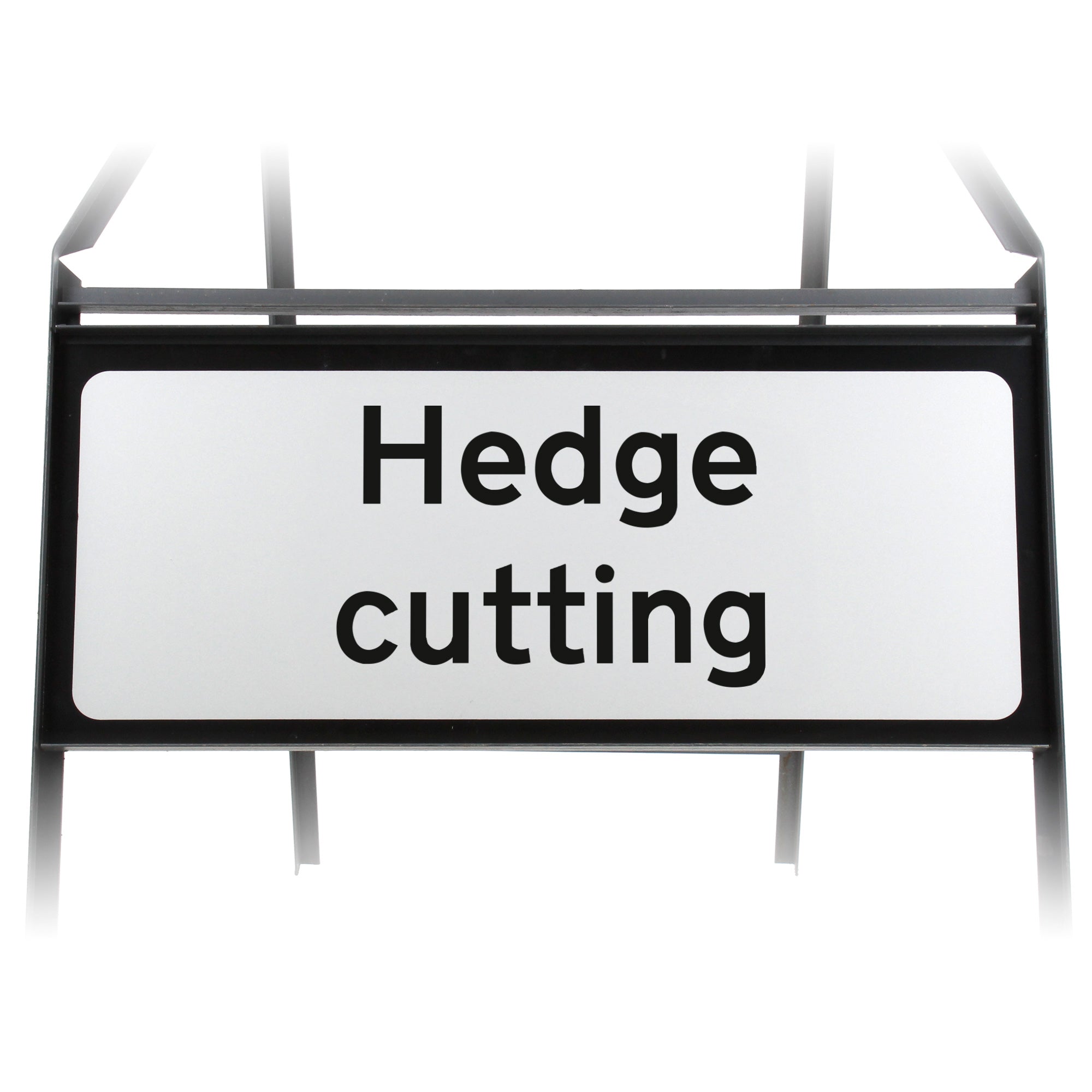 Hedge Cutting Supplementary Plate - Metal Sign – Start Safety UK