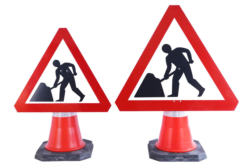 Men at Work Cone Sign 7001 (Cone Sold Separately) – Start Safety UK