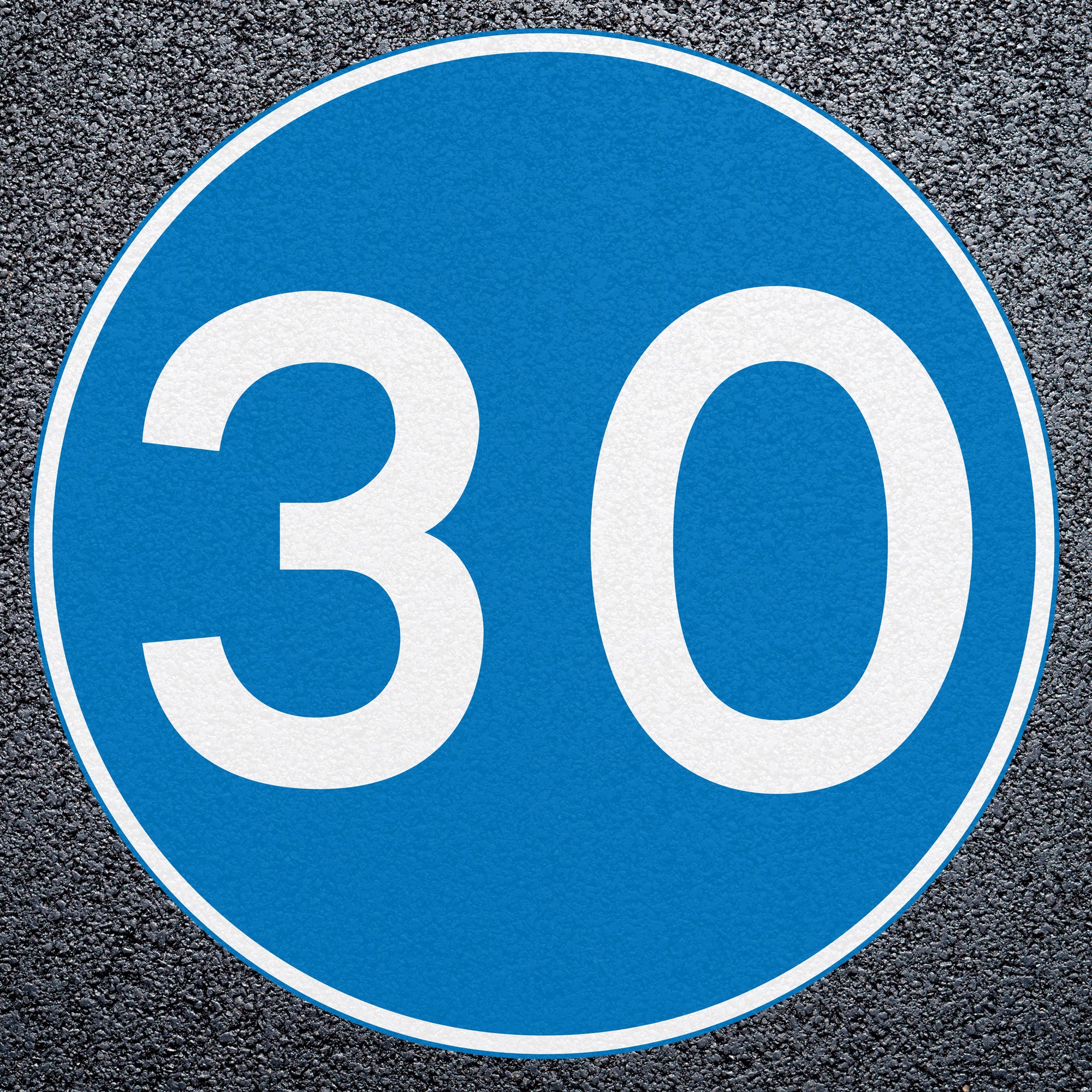 30 Min Speed Road Marking - Thermoplastic Roundel Dia. 670 – Start ...
