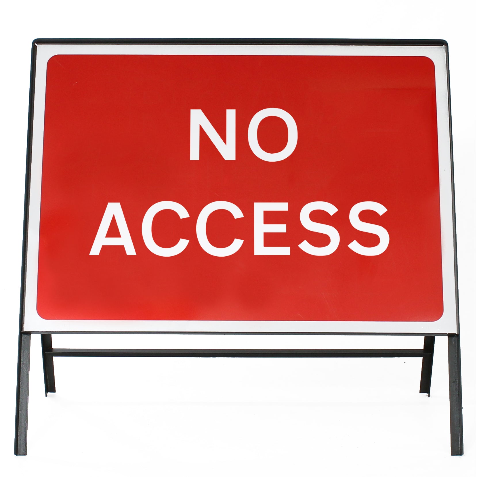 No Access Sign - Zintec Metal Sign Face | 1050x750mm – Start Safety UK