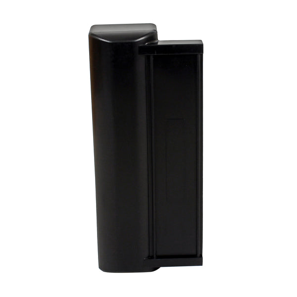 Black Plastic Pedestrian Friendly Armco Barrier Scroll End Inc ...