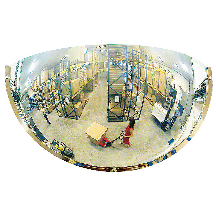 Wall Mount Quarter Sphere | Workplace Mirror | Vialux – Start Safety UK