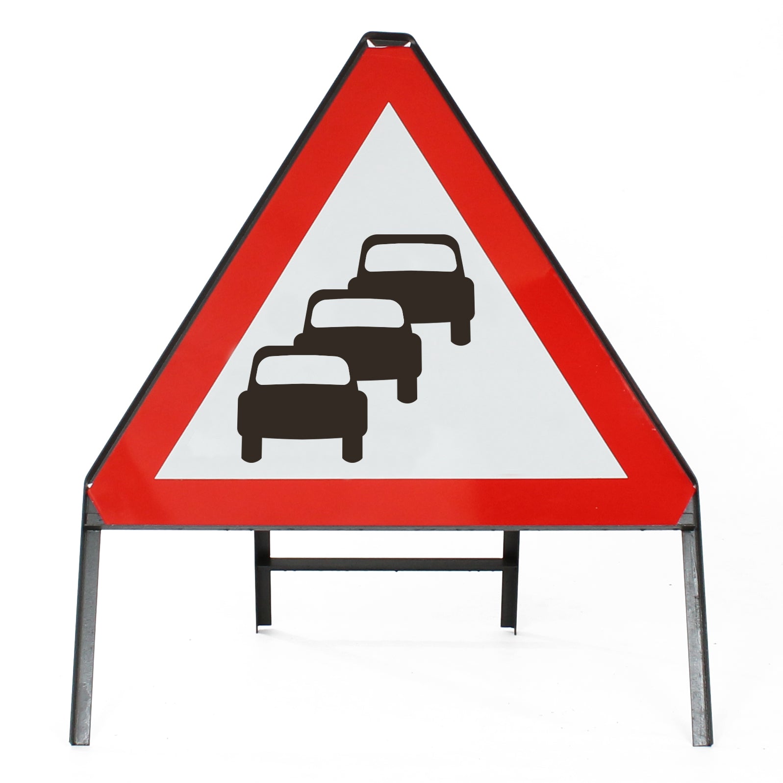 Queuing Traffic Ahead - Metal Sign Face 584 – Start Safety UK