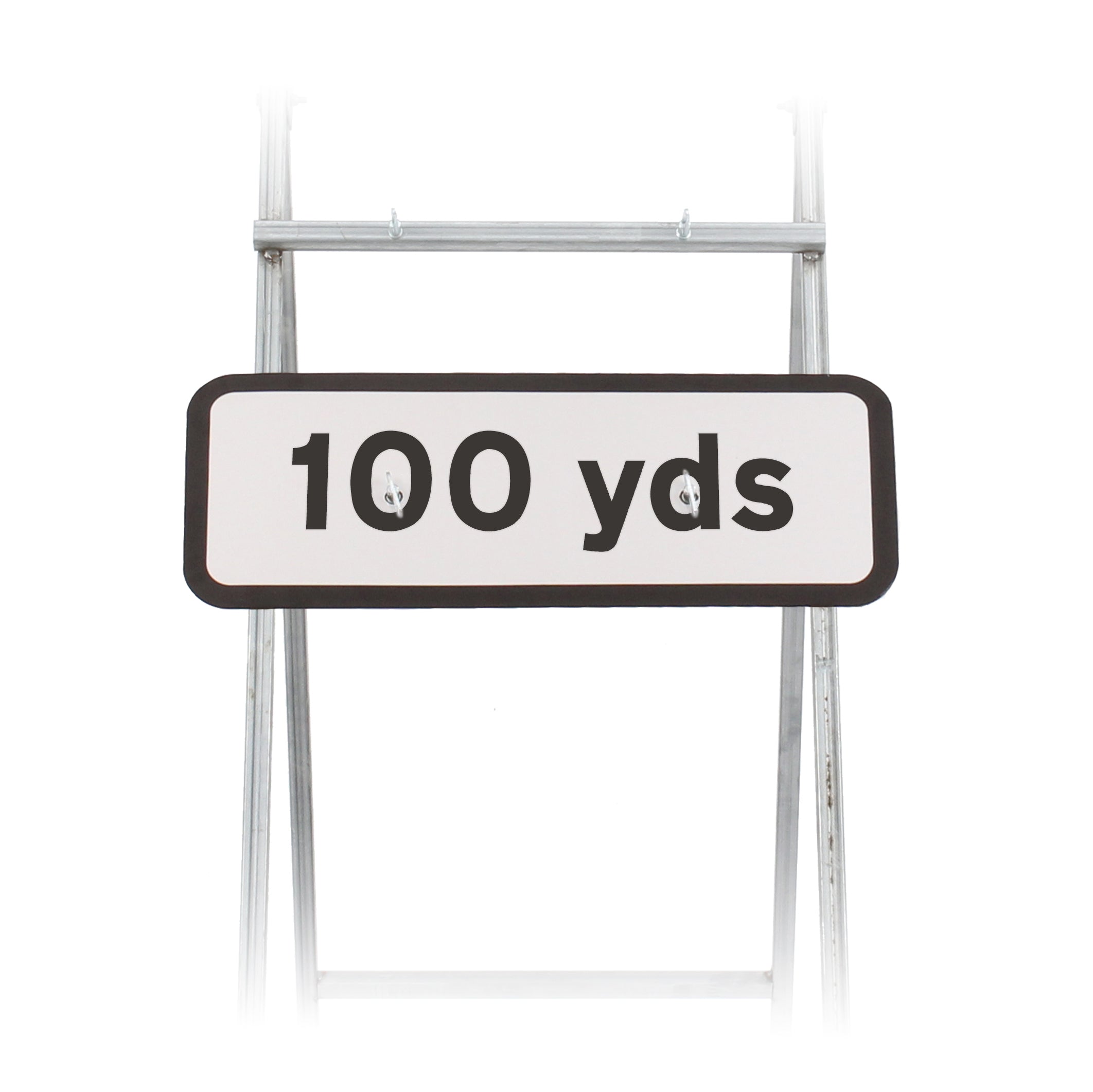 572 100 Yards Supplementary Sign for Quick Fit Sign Mounting (face only ...