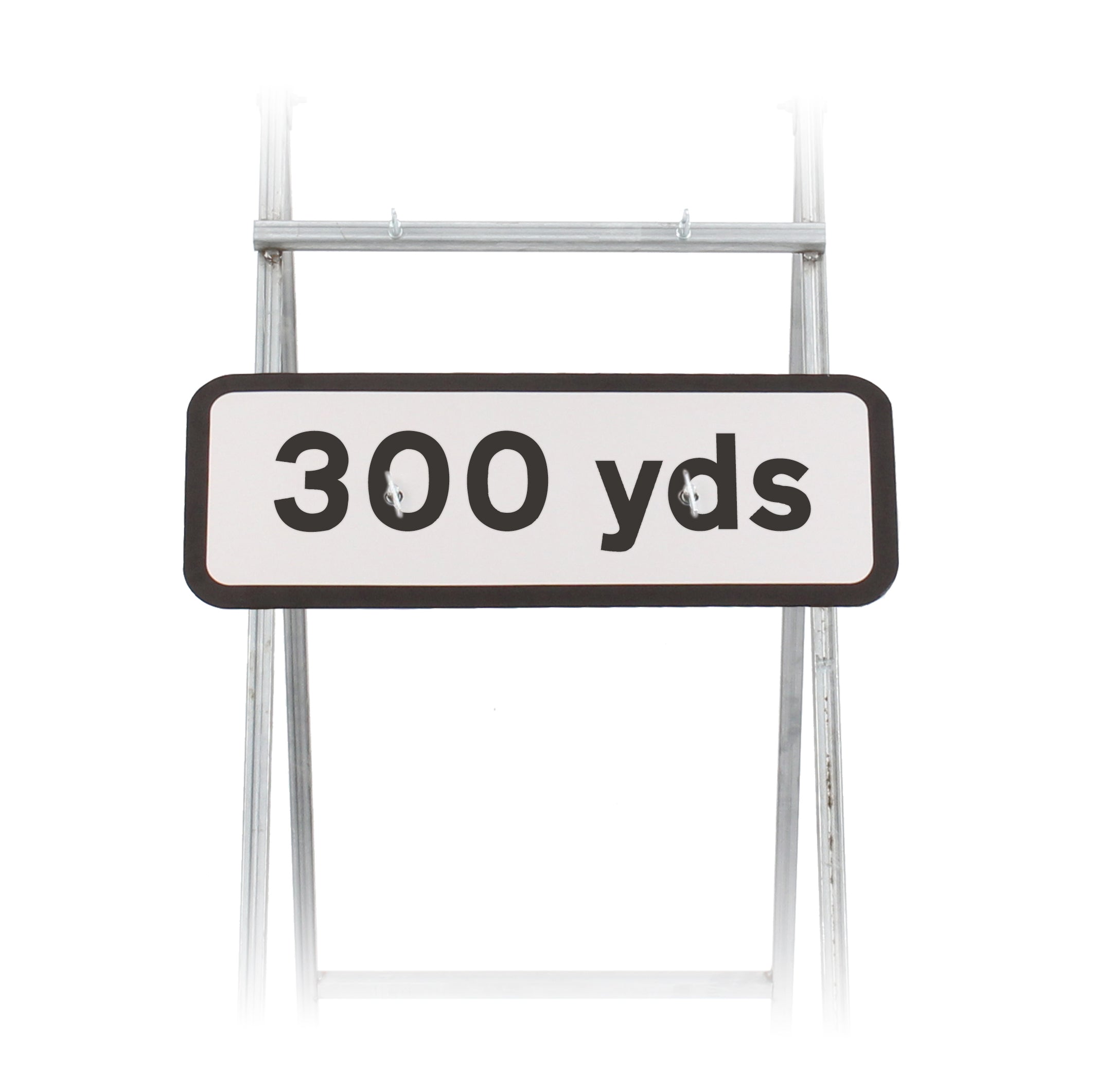 572 300 Yards Supplementary Sign for Quick Fit Sign Mounting (face only ...