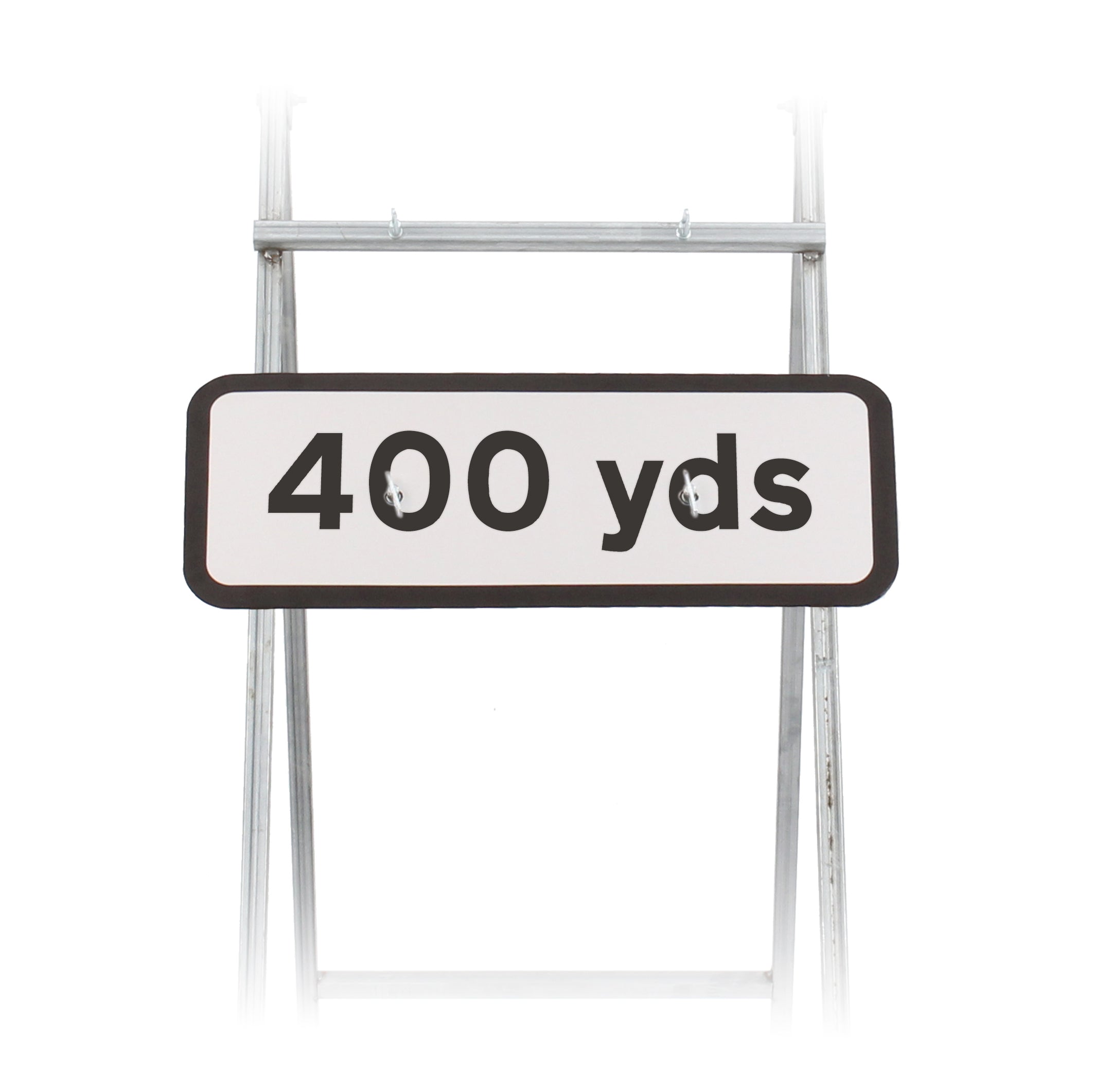 572 400 Yards Supplementary Sign for Quick Fit Sign Mounting (face only ...