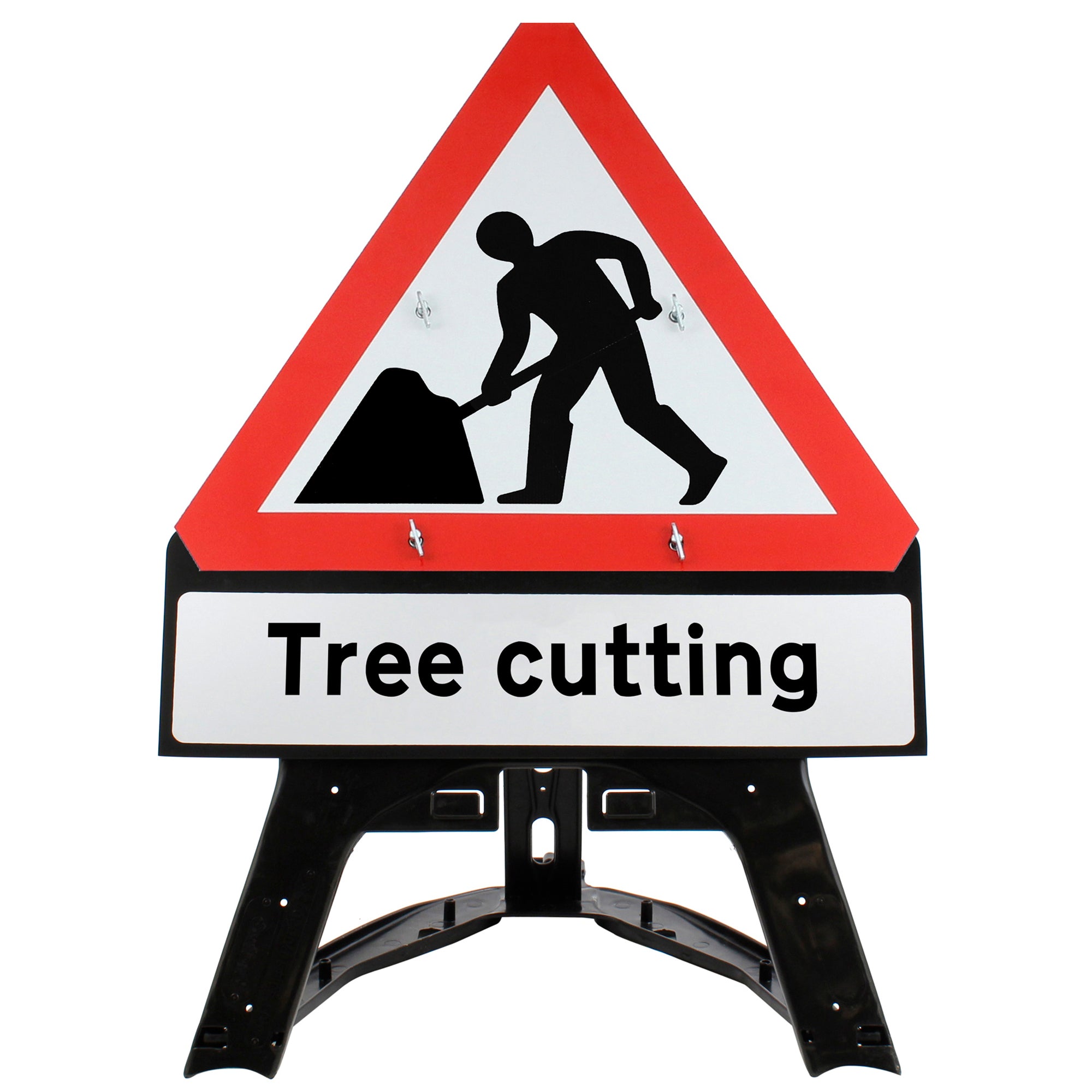 Men At Work Inc. 'Tree cutting' Sup. Plate Road Sign | Dia. 7001 ...