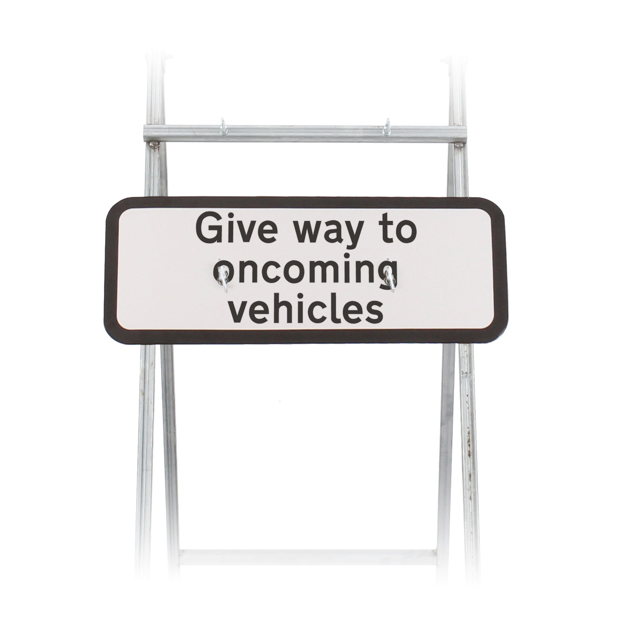 615.1 Give Way To Oncoming Vehicles Supplementary Sign for Quick Fit ...
