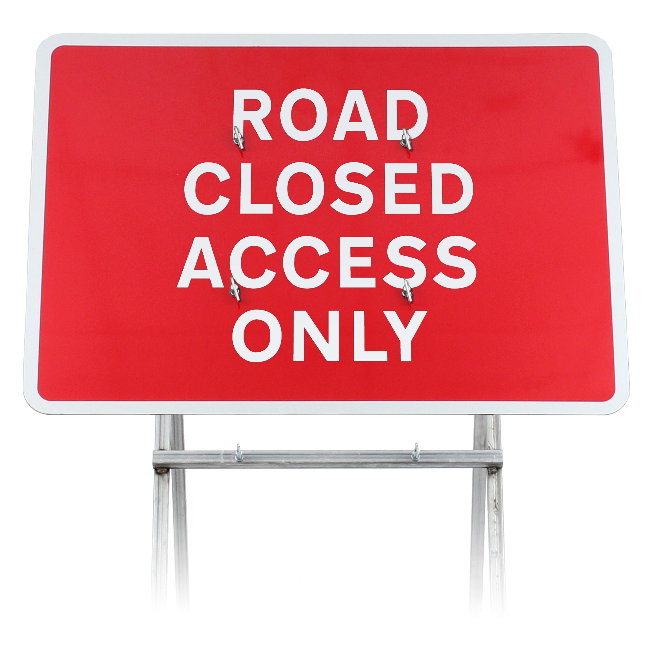 Road Closed Access Only Sign Quick Fit Sign(face only) – Start Safety UK
