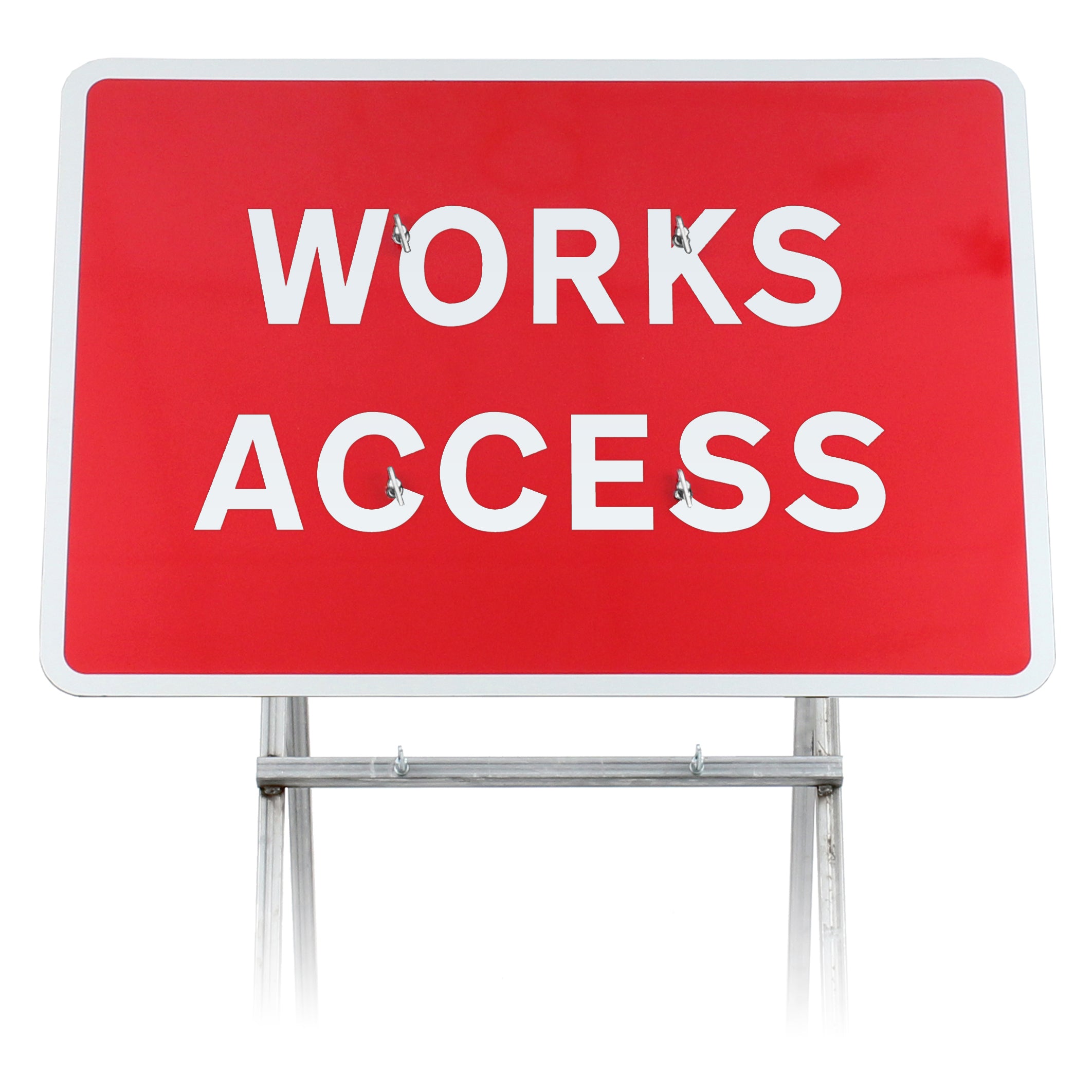 Works Access Sign For Quick Fit Frames (face only) – Start Safety UK