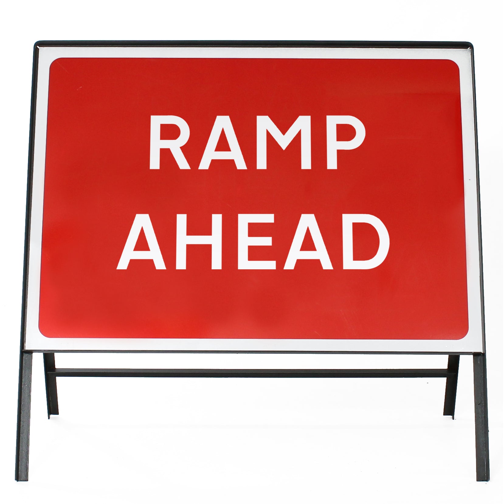 Ramp Ahead - Metal Sign Face 7010 – Start Safety UK
