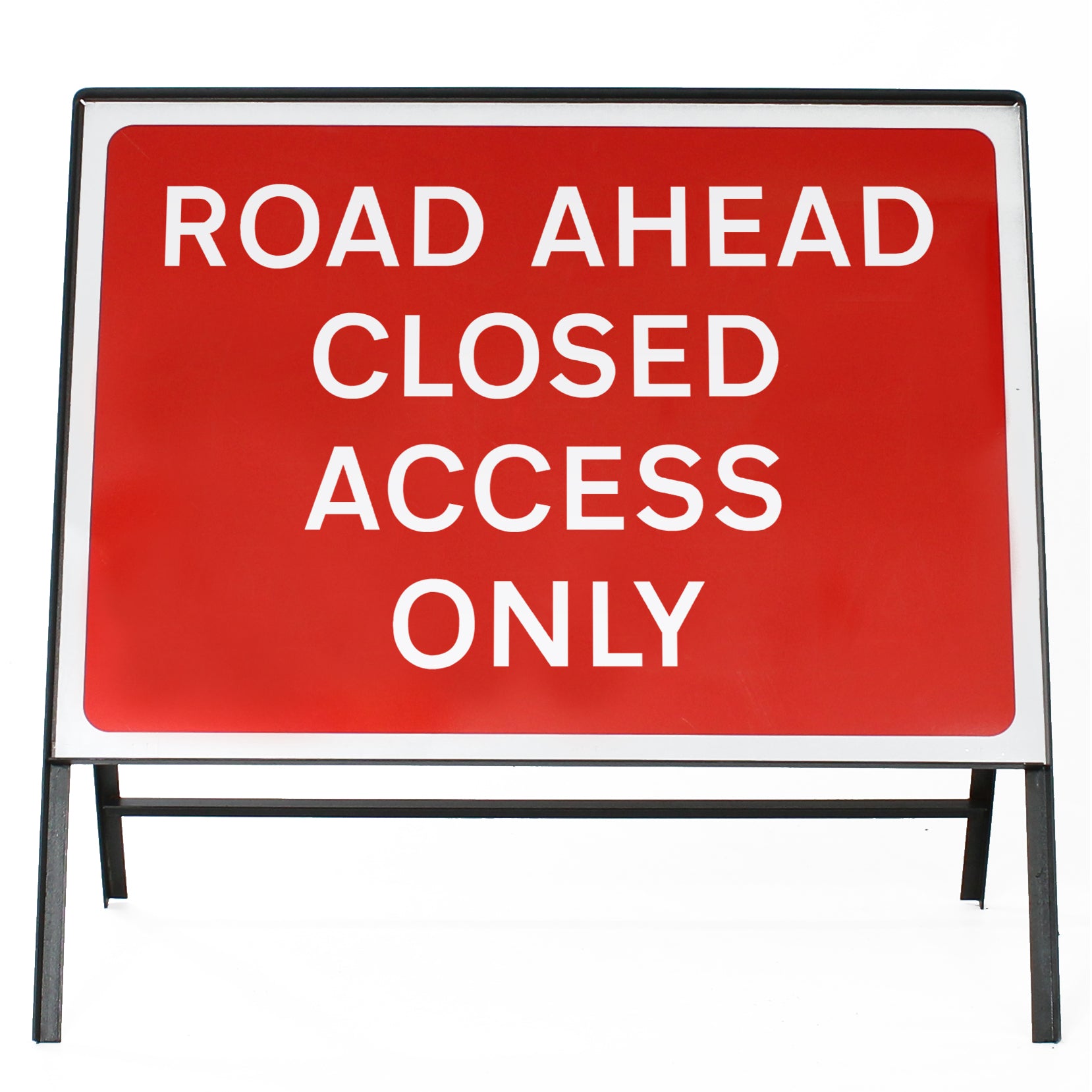 Road Ahead Closed Access Only - Metal Sign Face – Start Safety UK