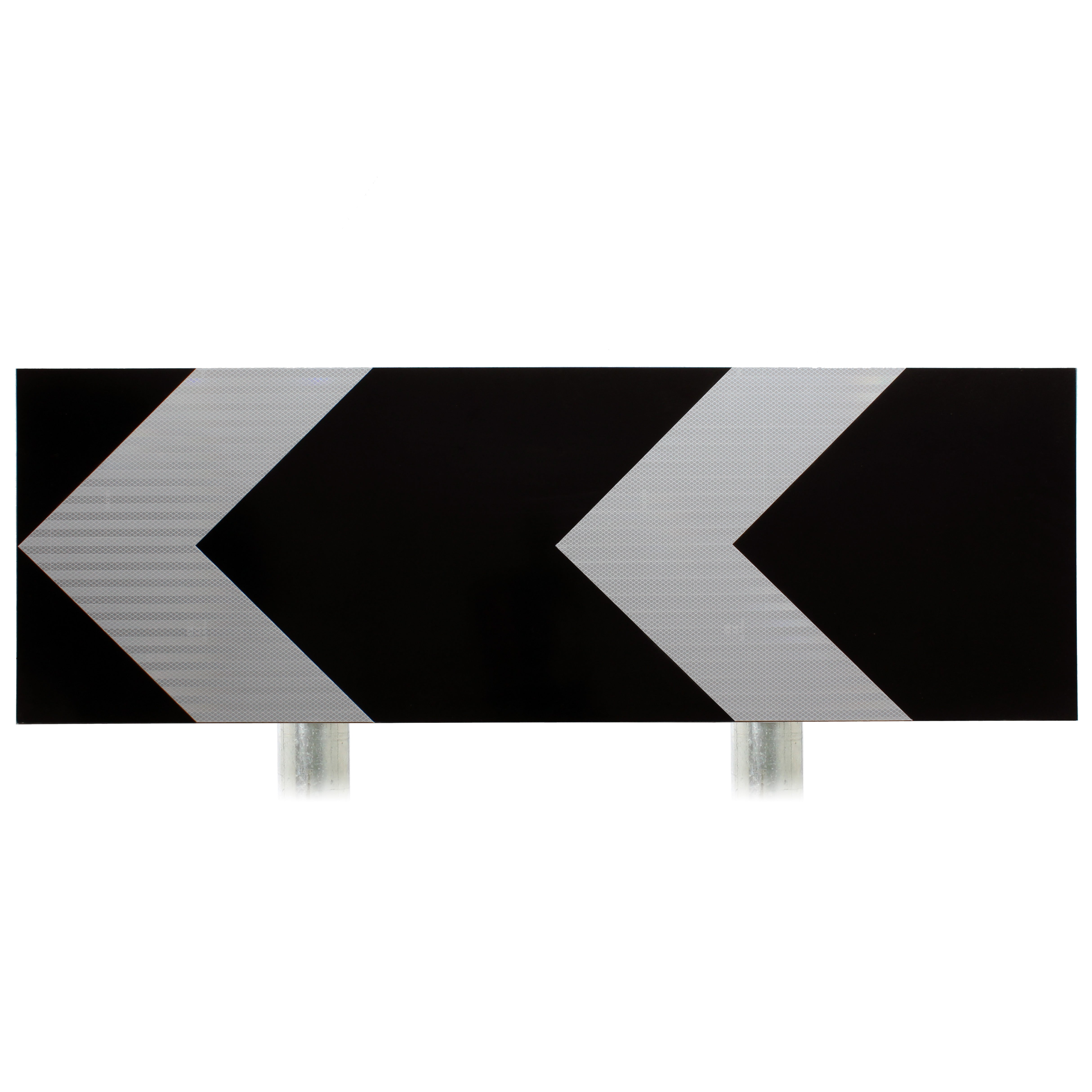 Black & White Chevron Sign | Post Mounted DIA 515 – Start Safety UK